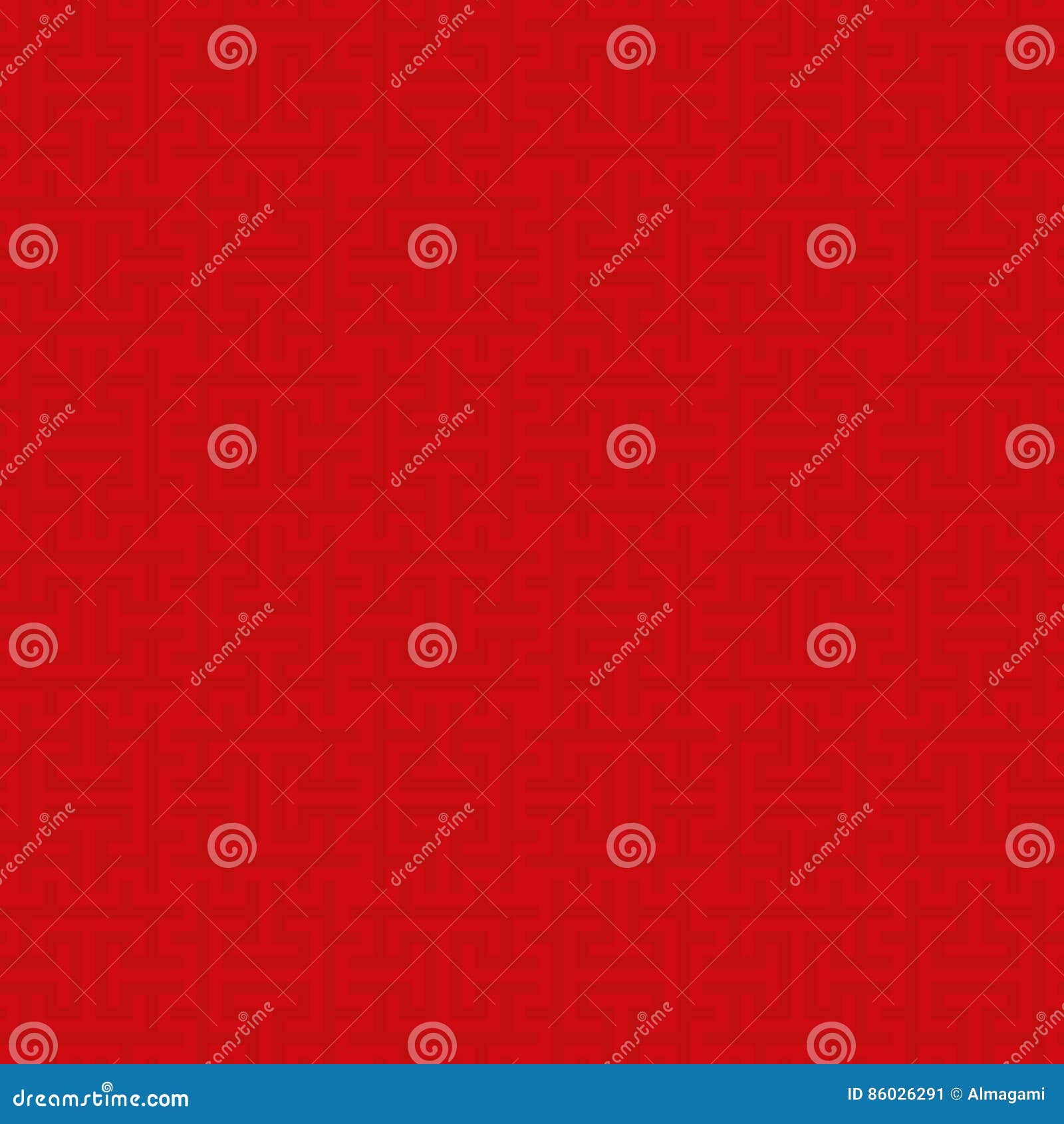 Red Squares Modern Seamless Pattern. Stock Vector - Illustration of ...