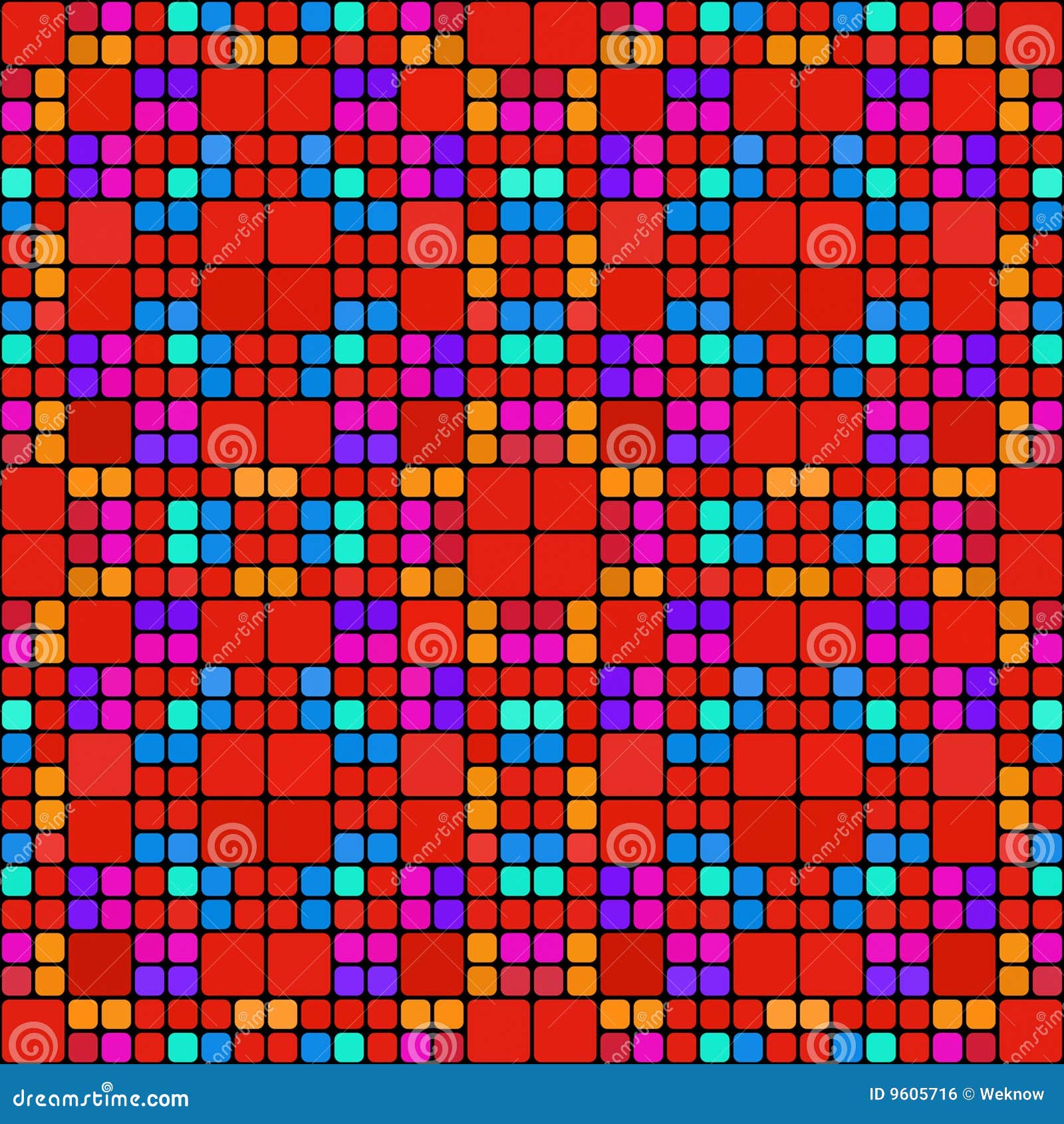 Red squares pattern stock illustration. Illustration of decoration ...
