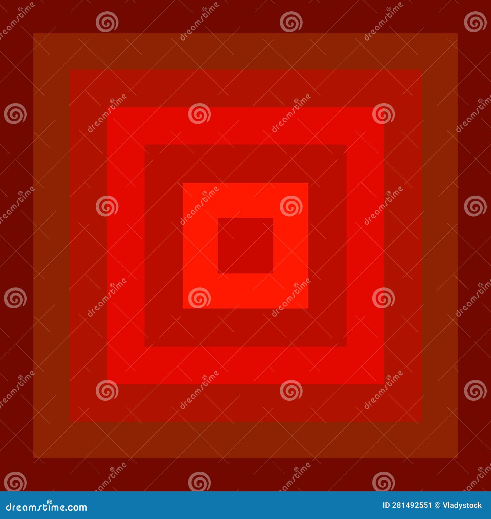 Red Squares Vector Background Geometric Overlap Stock Vector ...