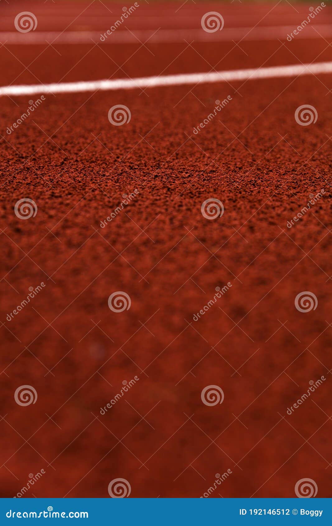 Red Stadium Running Track Closeup Stock Photo - Image of competition ...