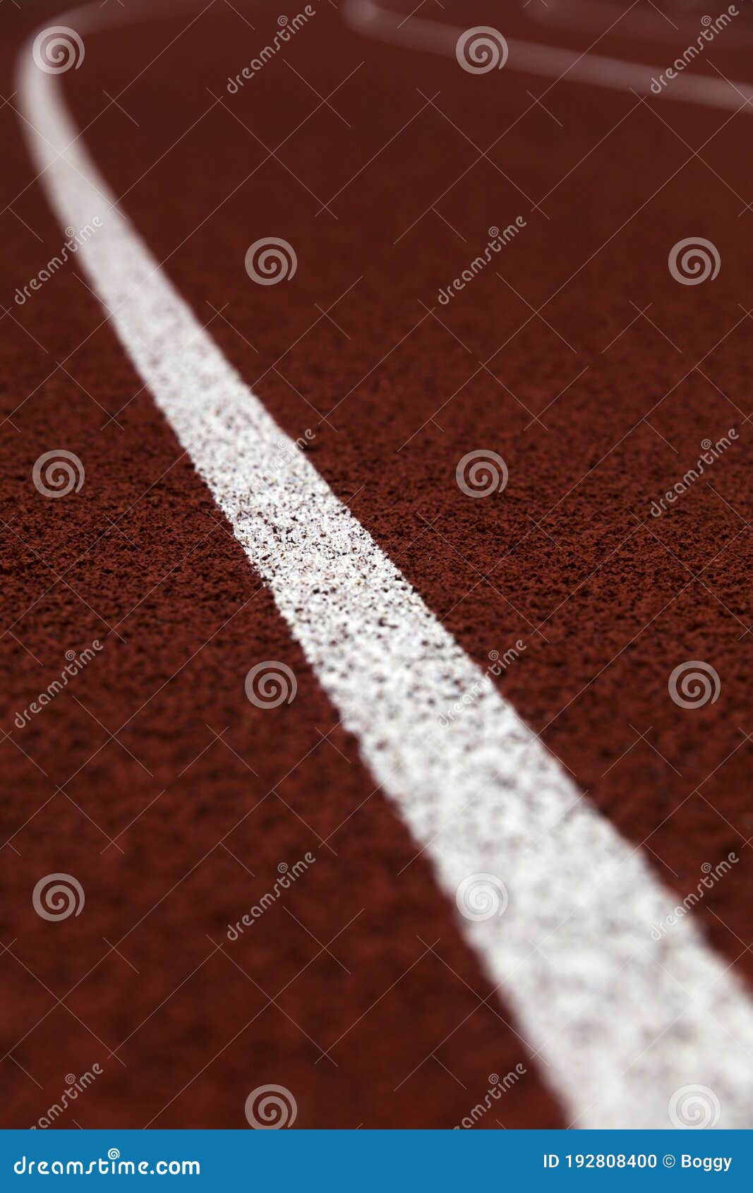 Red Stadium Running Track Closeup Stock Photo - Image of athletic ...