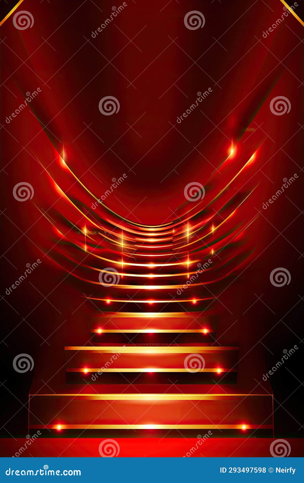 Red stage background stock illustration. Illustration of exploding ...