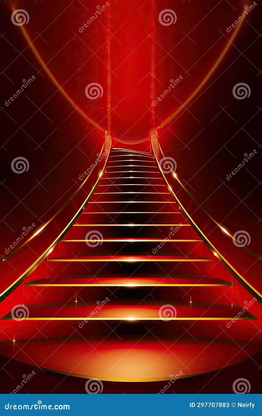 Red stage background stock illustration. Illustration of shape - 297707883