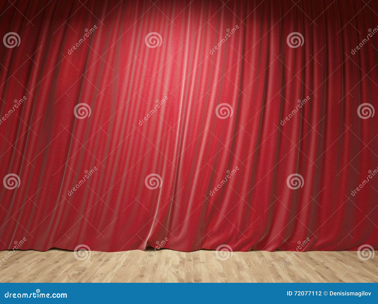 Red stage stock illustration. Illustration of estate - 72077112