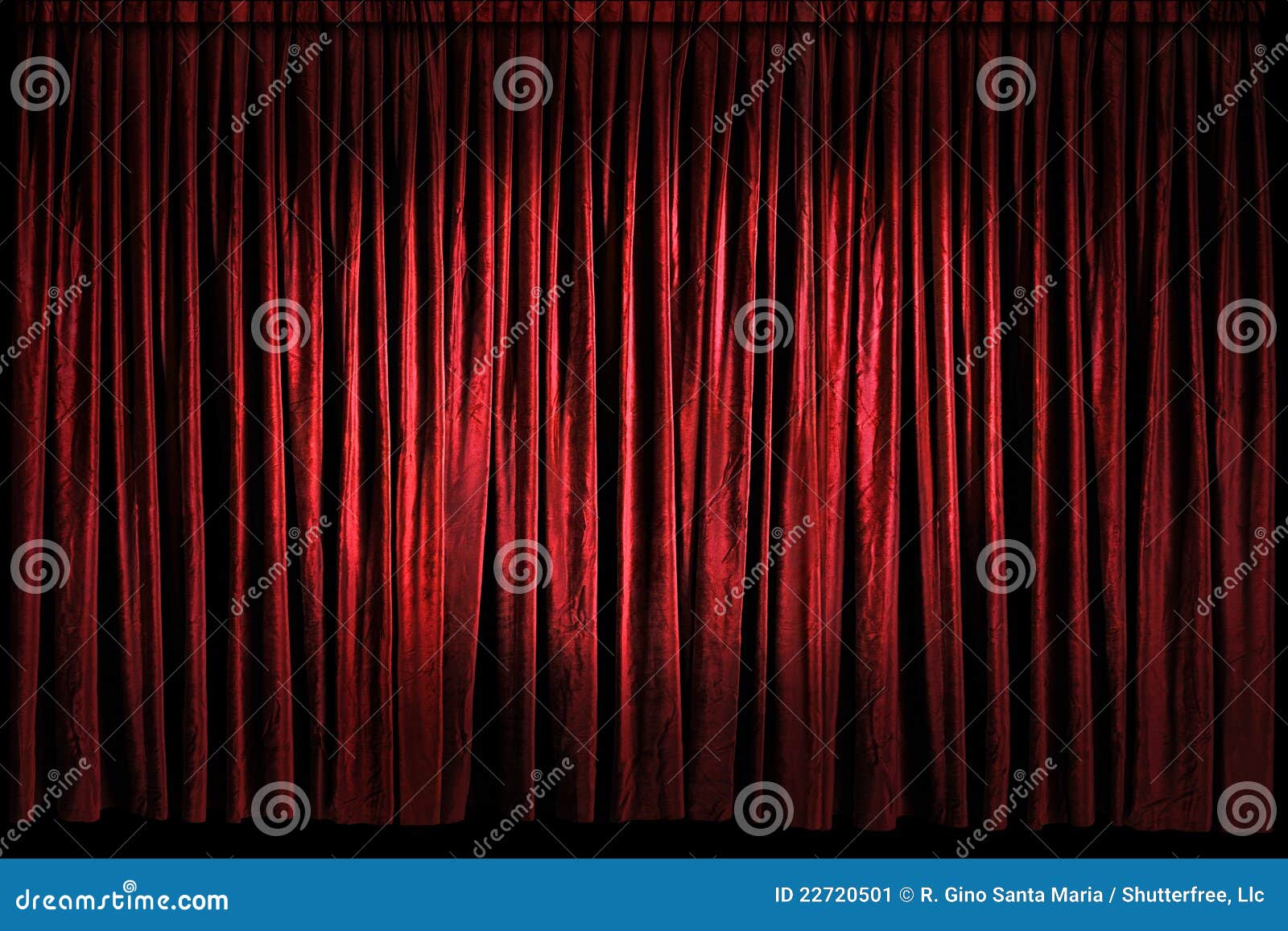 Red Stage Curtains Stock Image | CartoonDealer.com #22720501