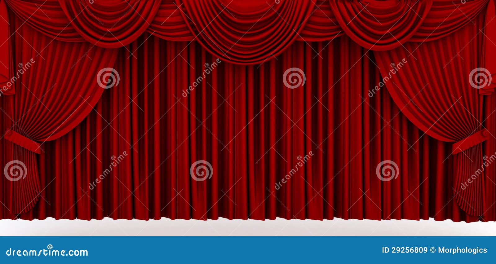 Red Drapery Stock Photography | CartoonDealer.com #4547600