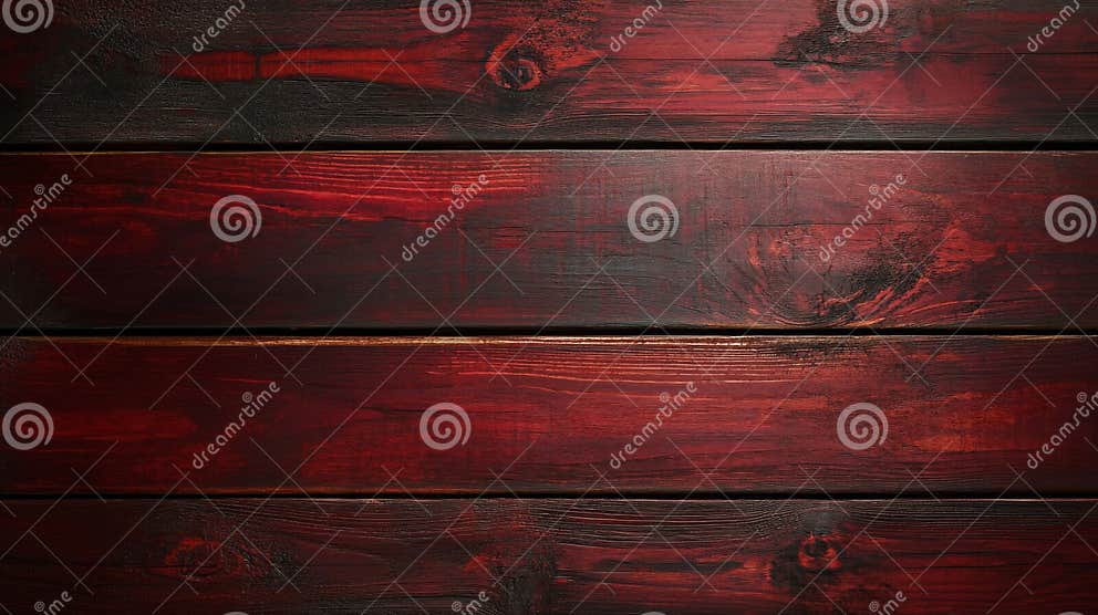 Red Stained Wood Planks Surface Stock Illustration - Illustration of ...