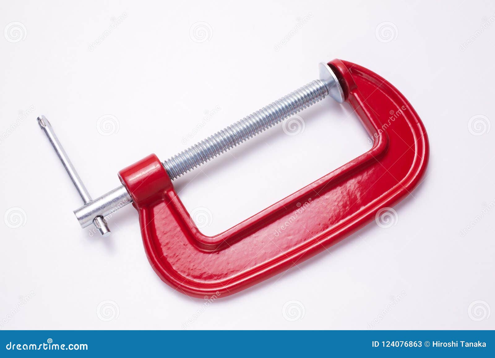 C-type clamp stock image. Image of tool, industrial - 124076863