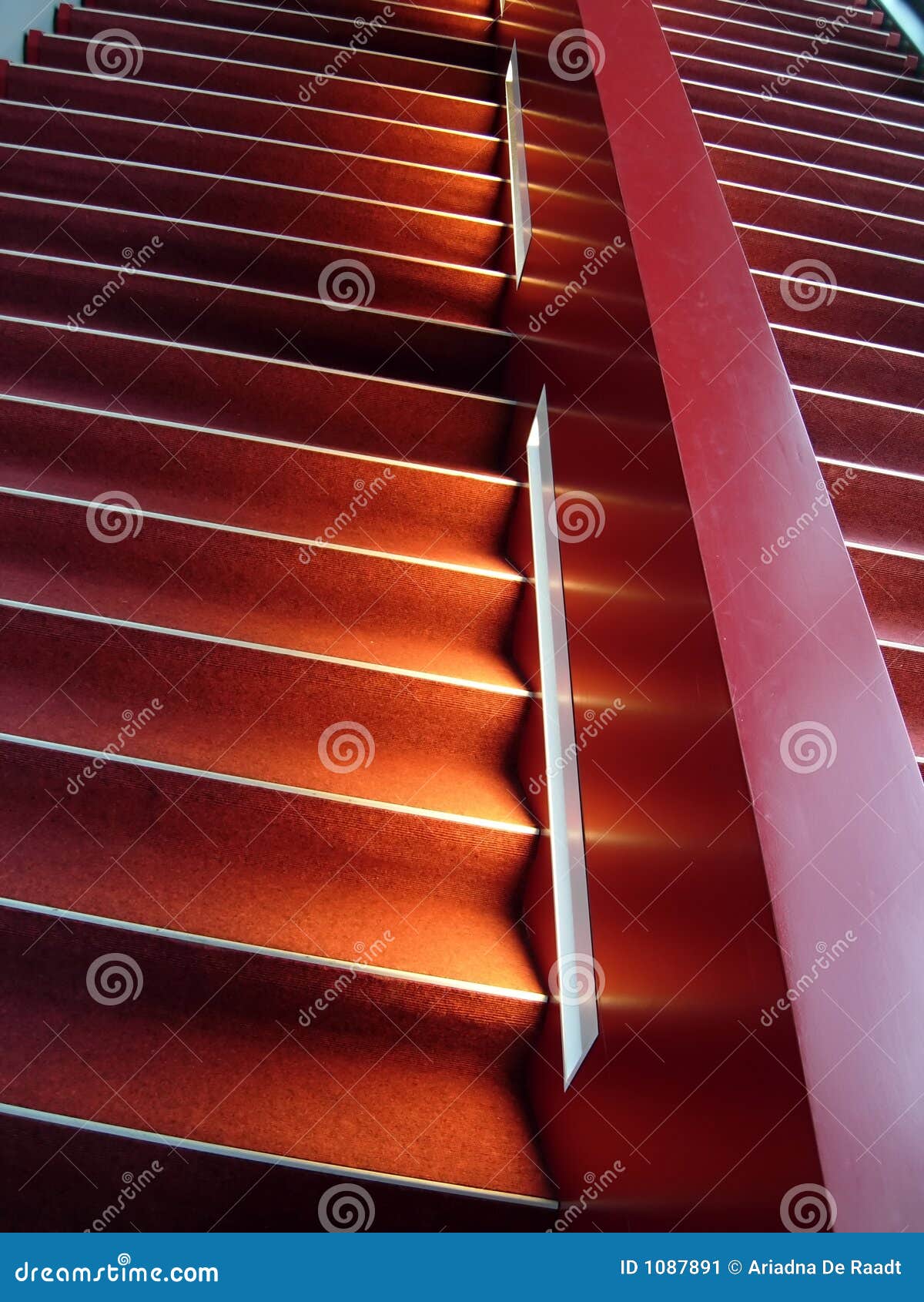 Red stairs stock image. Image of current, communication - 1087891
