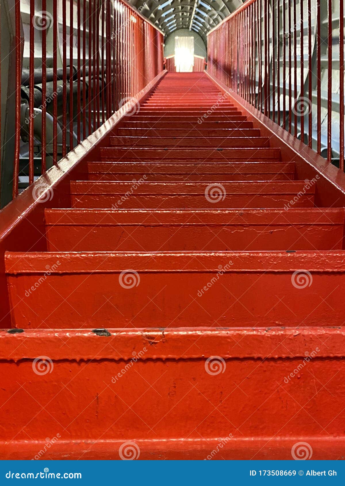 Red stairs editorial stock image. Image of stairs, chance - 173508669