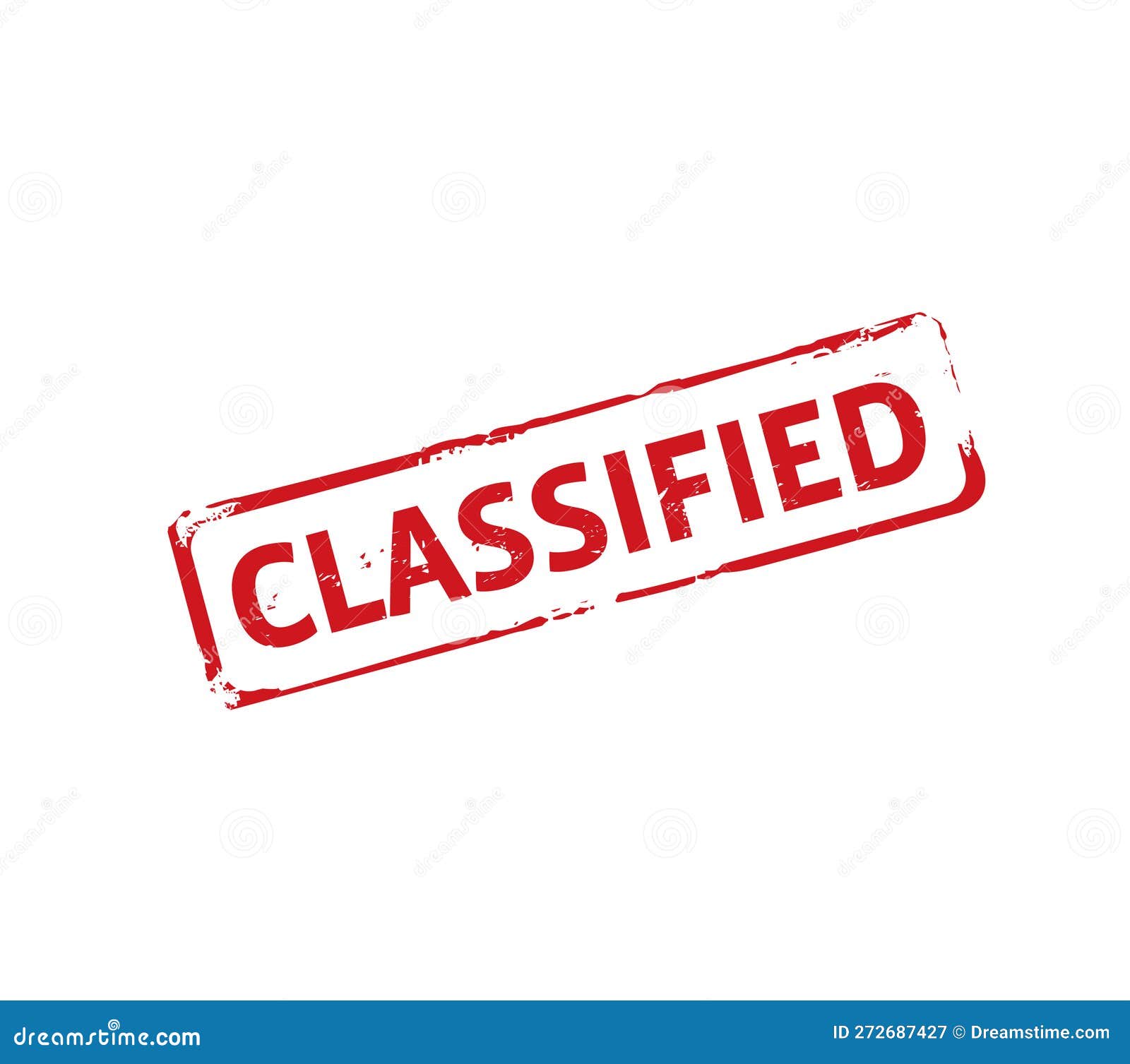 Red Stamp CLASSIFIED. Vector Illustration Stock Vector - Illustration ...