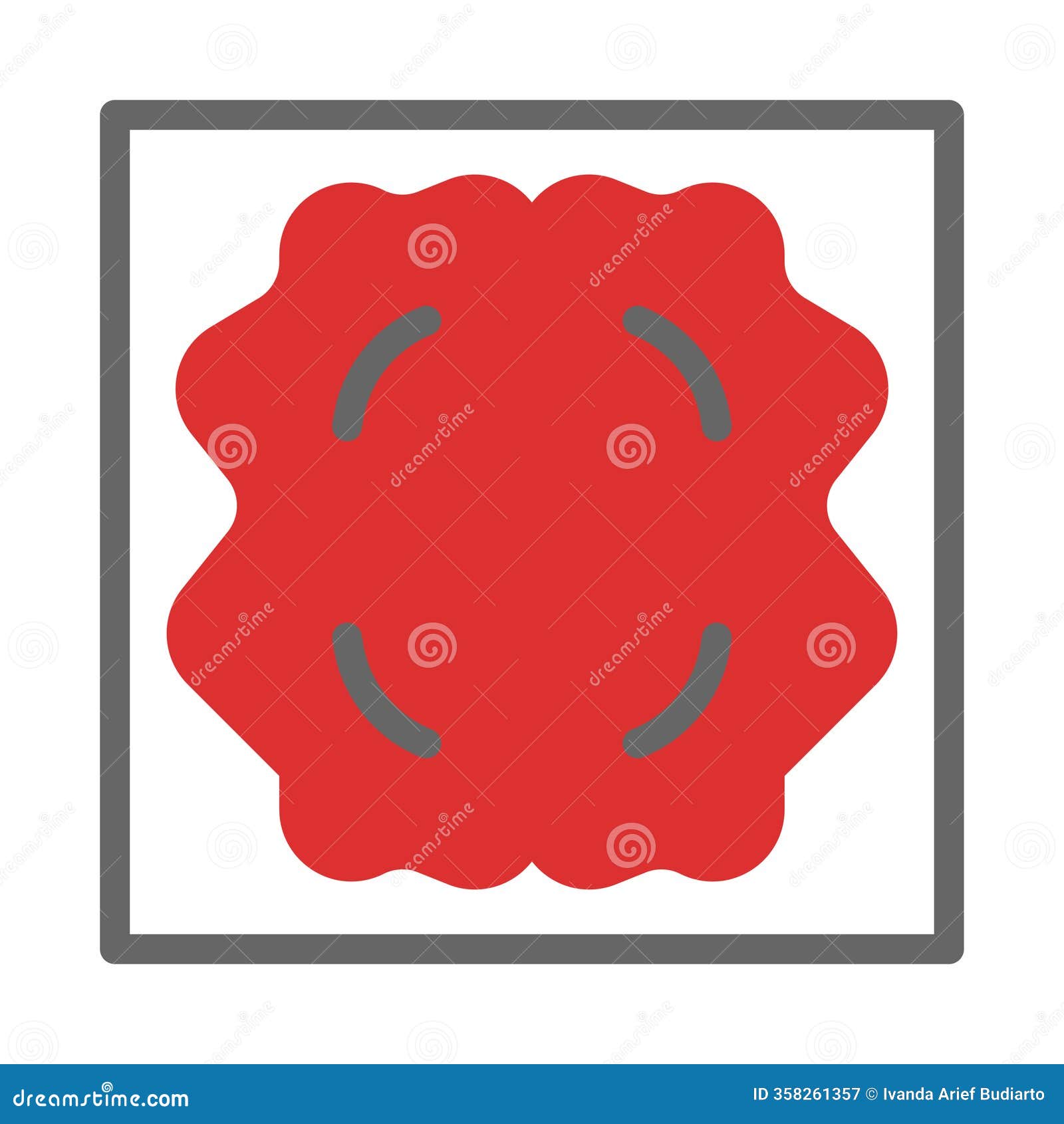 Red Stamp Icon, Symbol of Quality, Approval, and Certification Stock ...