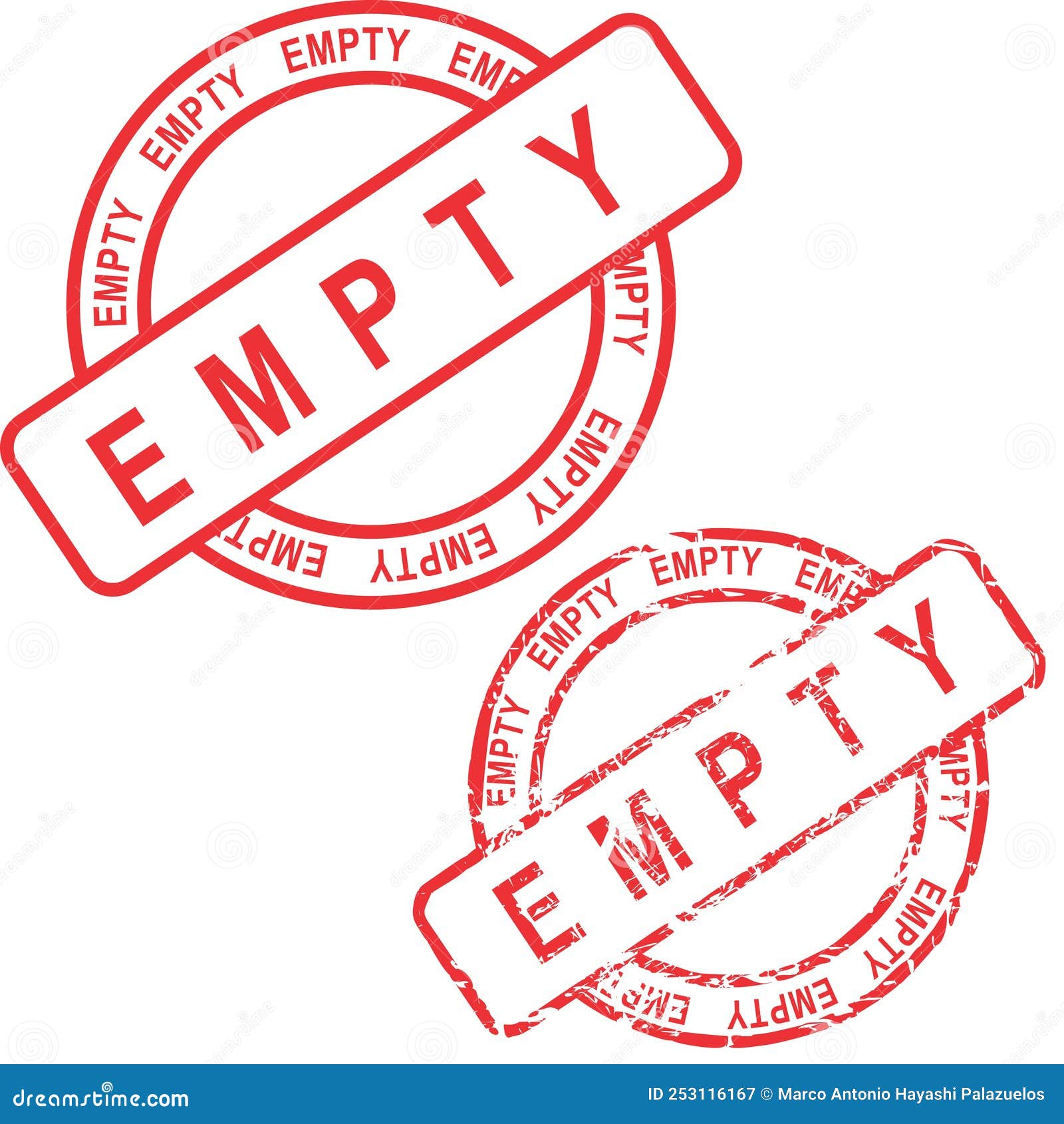 Red Stamp Sticker with Empty Text Set Stock Vector - Illustration of ...