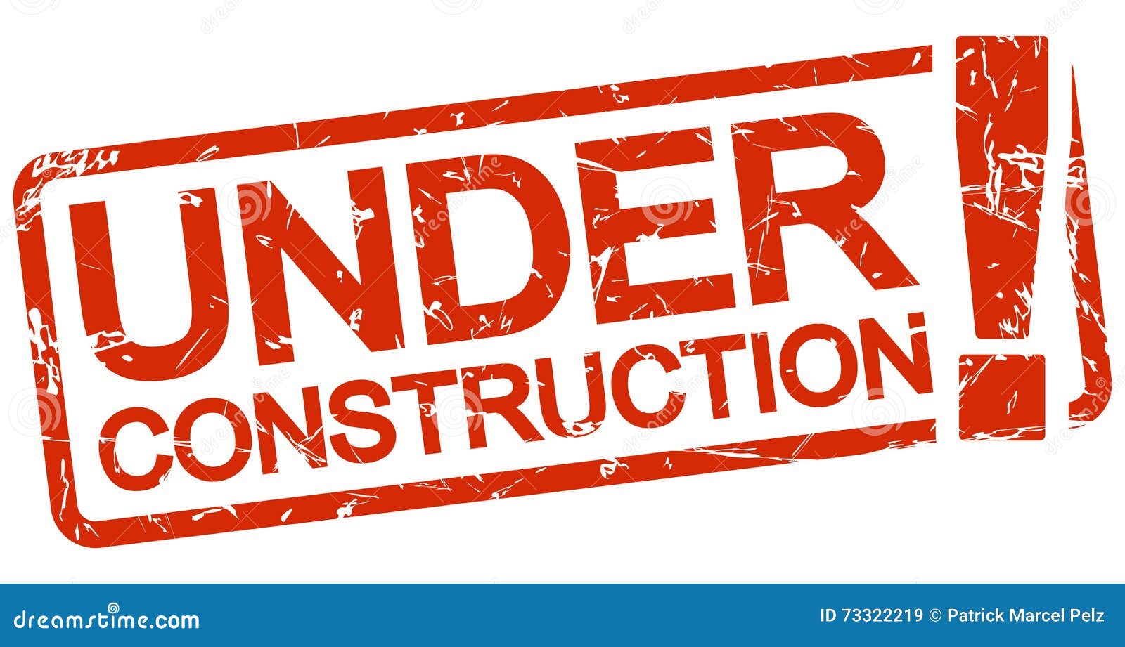 Red Stamp with Text Under Construction Stock Vector - Illustration of ...