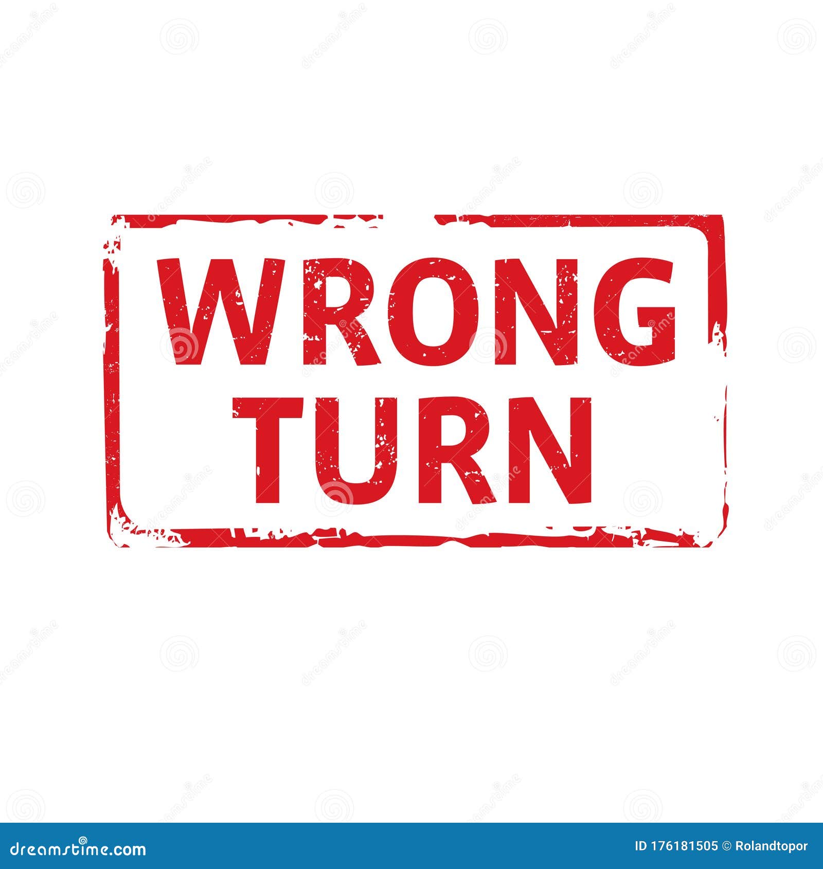 Red Stamp and Text Wrong. Vector Illustration Stock Vector ...