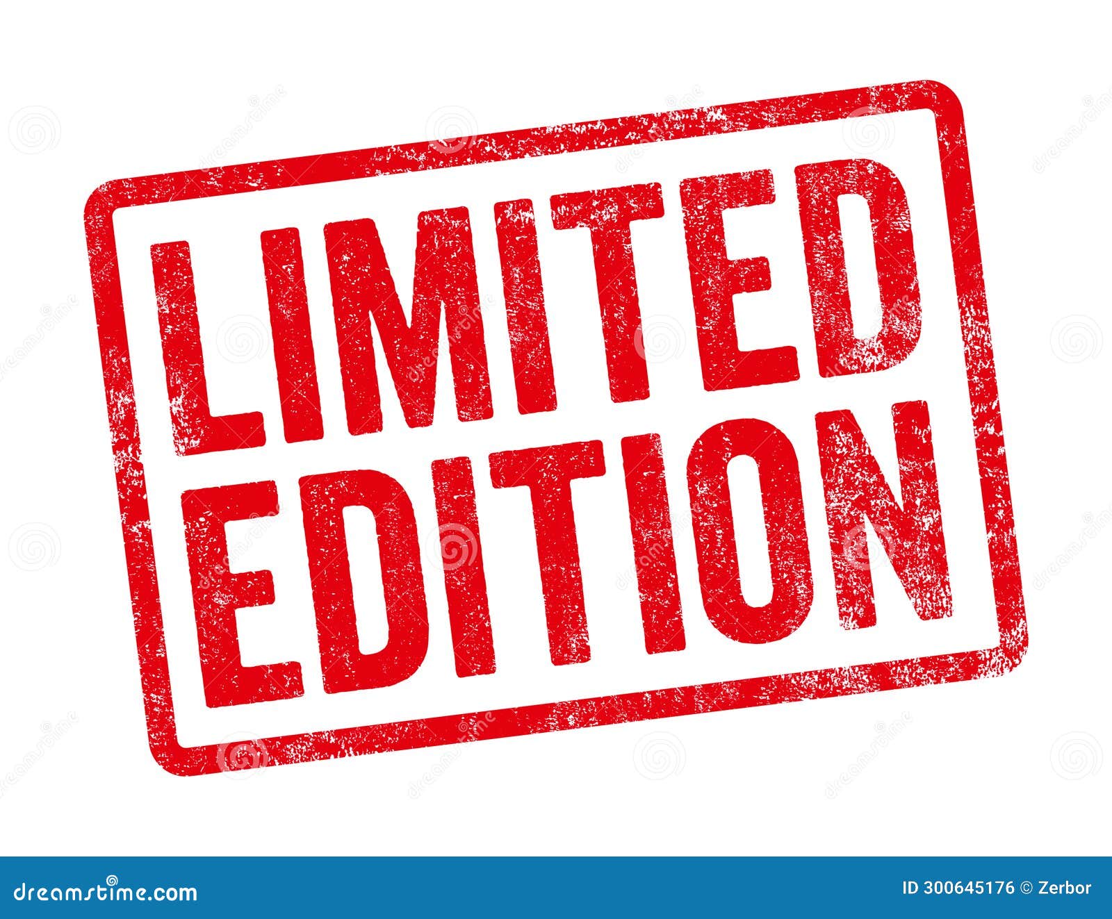 Limited Edition stock illustration. Illustration of promotion - 300645176