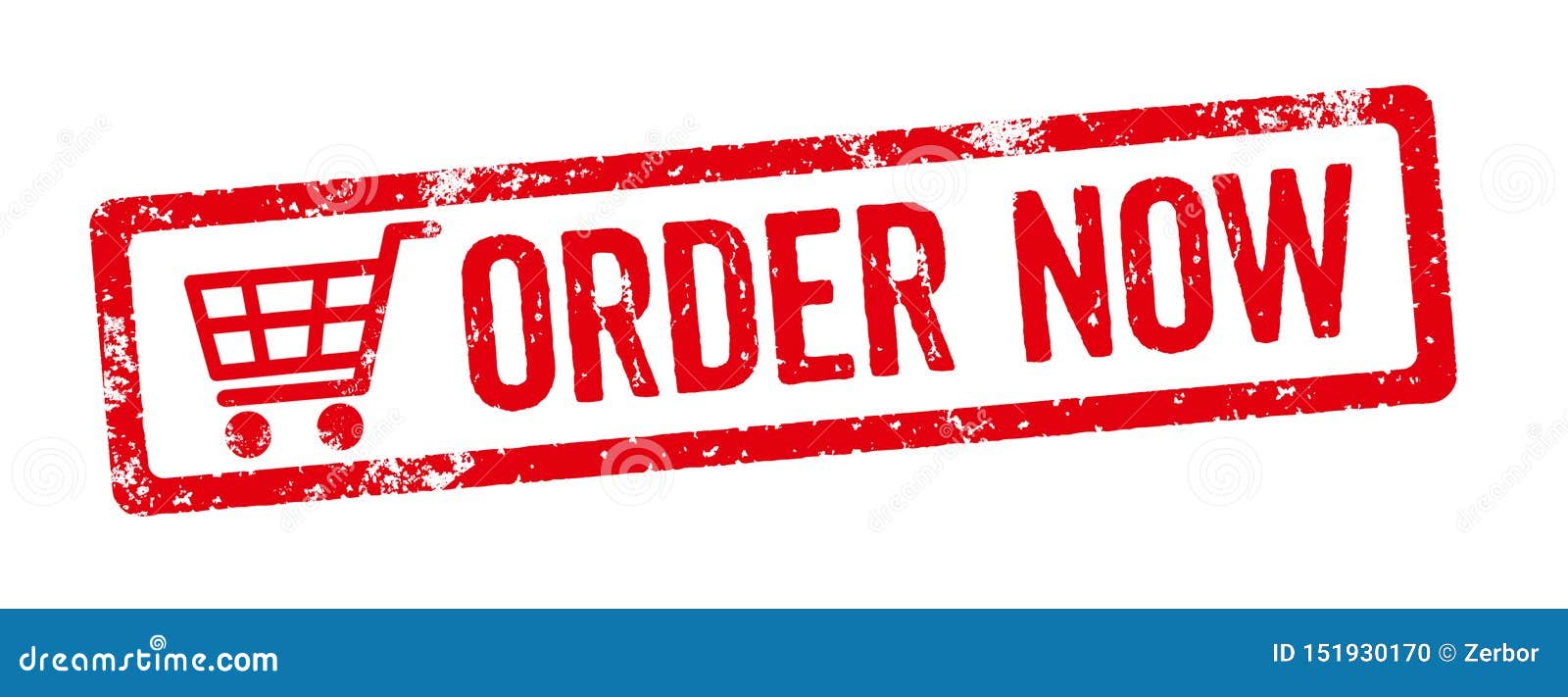 A Red Stamp on a White Background - Order Now Stock Illustration ...