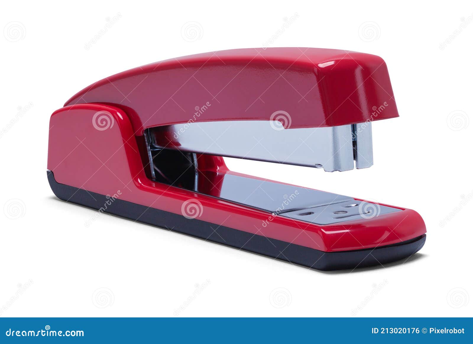 Red Stapler stock photo. Image of retro, metal, front - 213020176