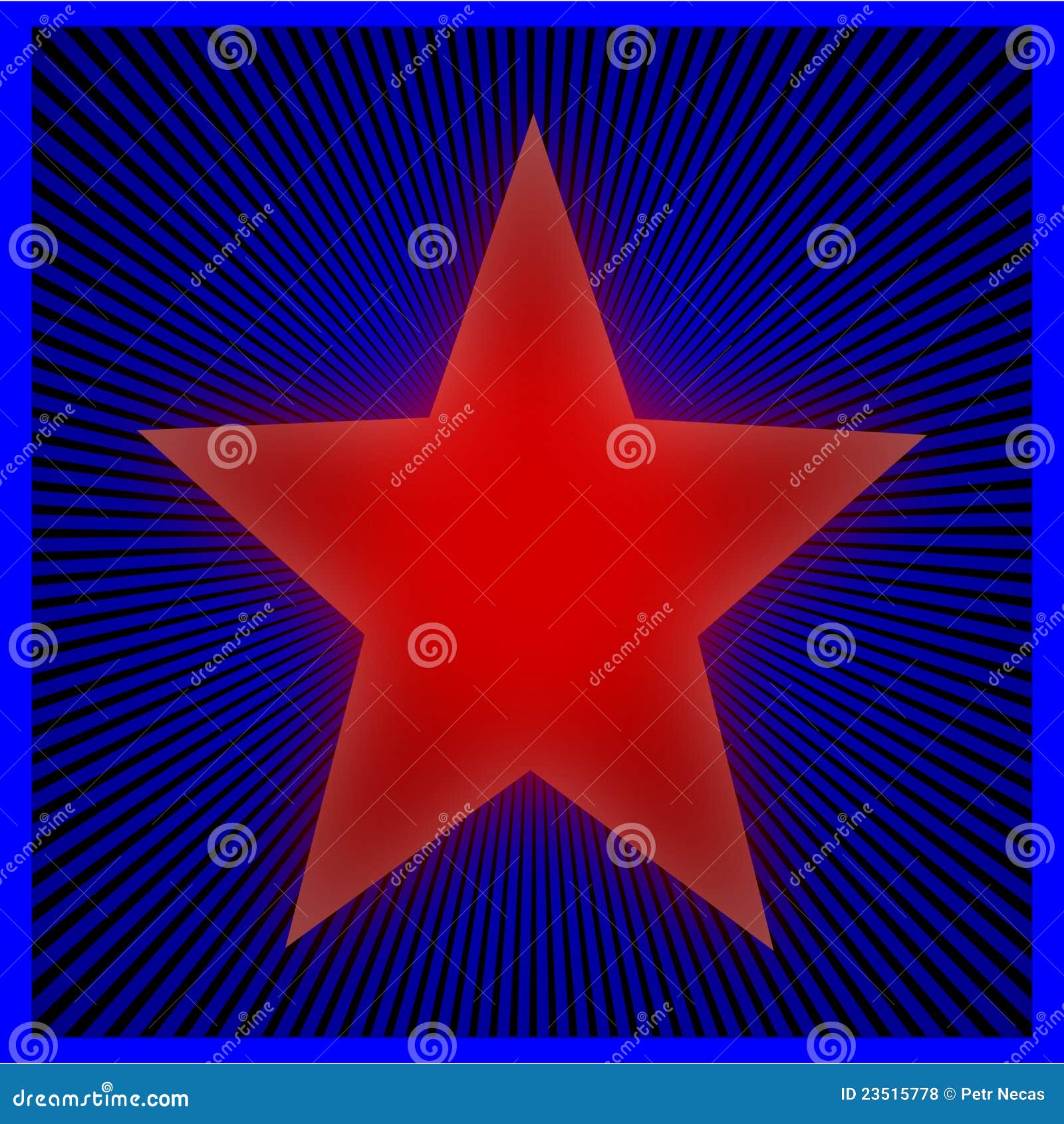 The red star stock illustration. Illustration of card - 23515778