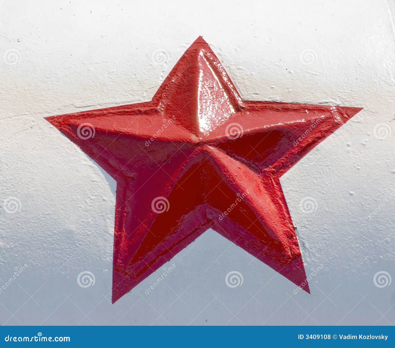Red star stock photo. Image of star, sign, five, retro - 3409108