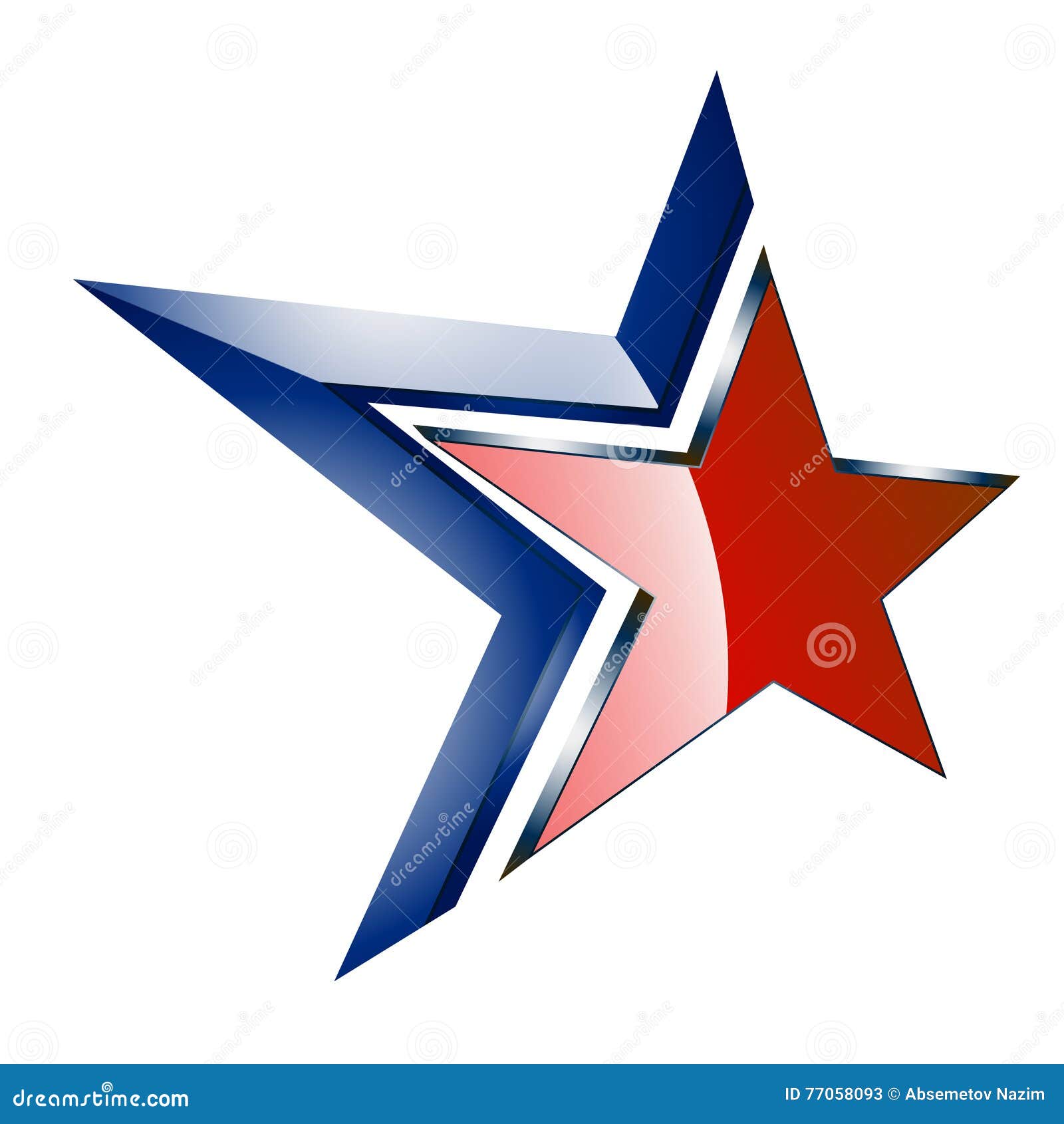 Red star abstract stock vector. Illustration of shine - 77058093