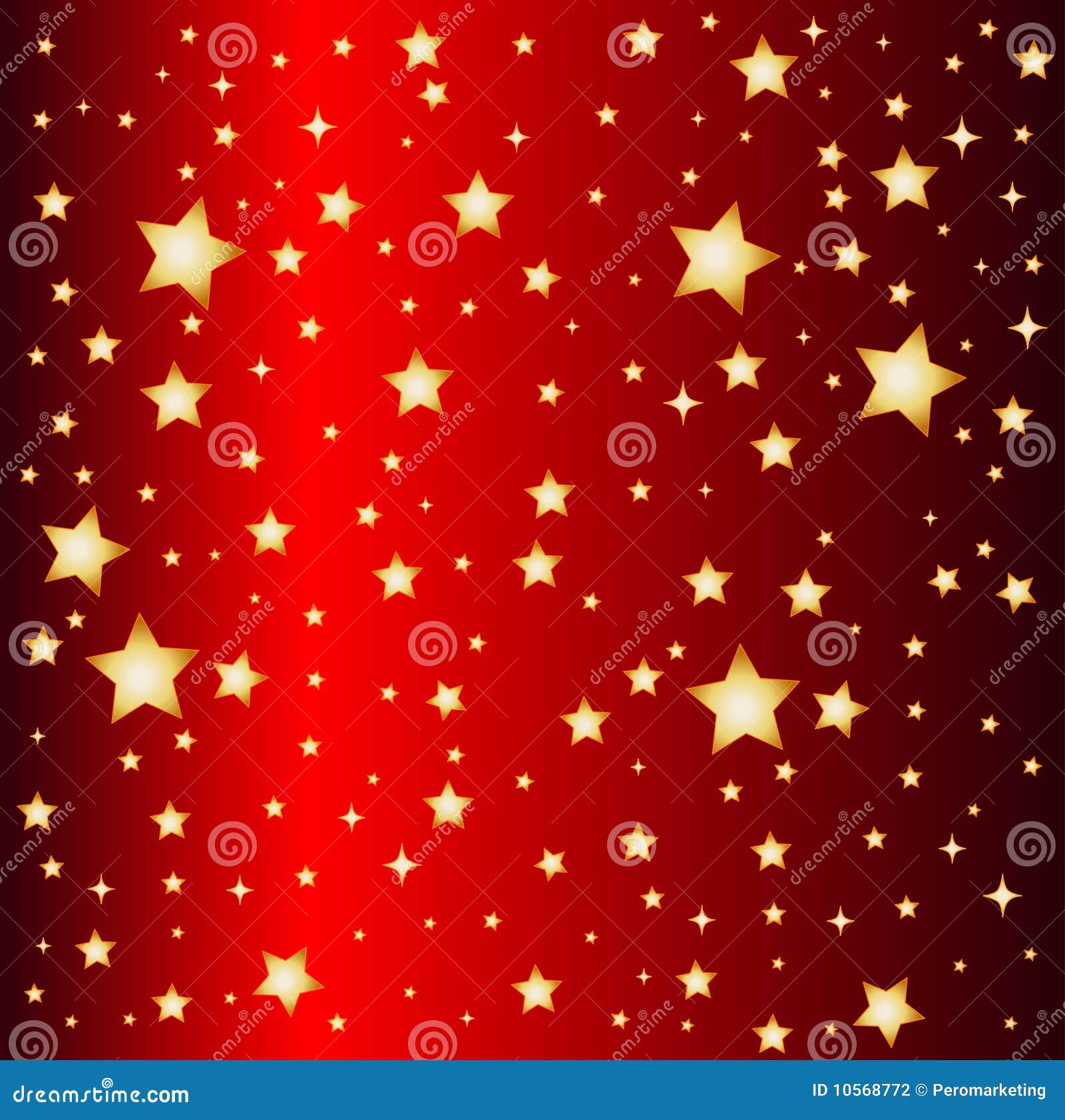 Red Stars Background
