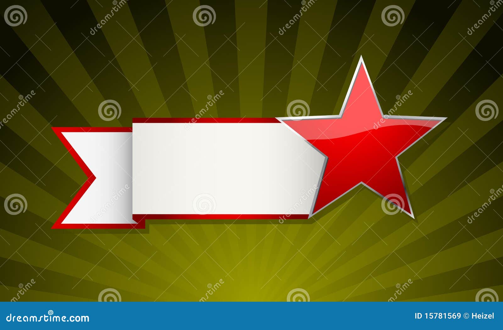 Red star banner stock vector. Illustration of decorative - 15781569
