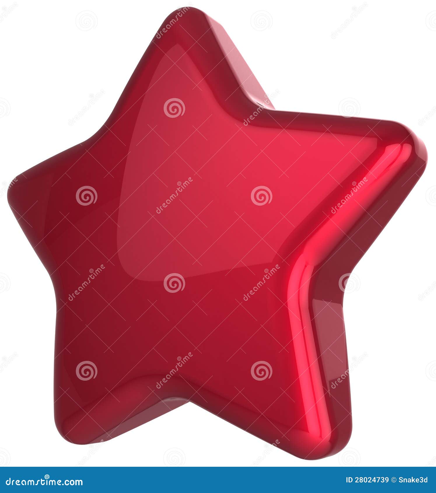 Red Star Blank Award Decoration Stock Illustration - Illustration of ...
