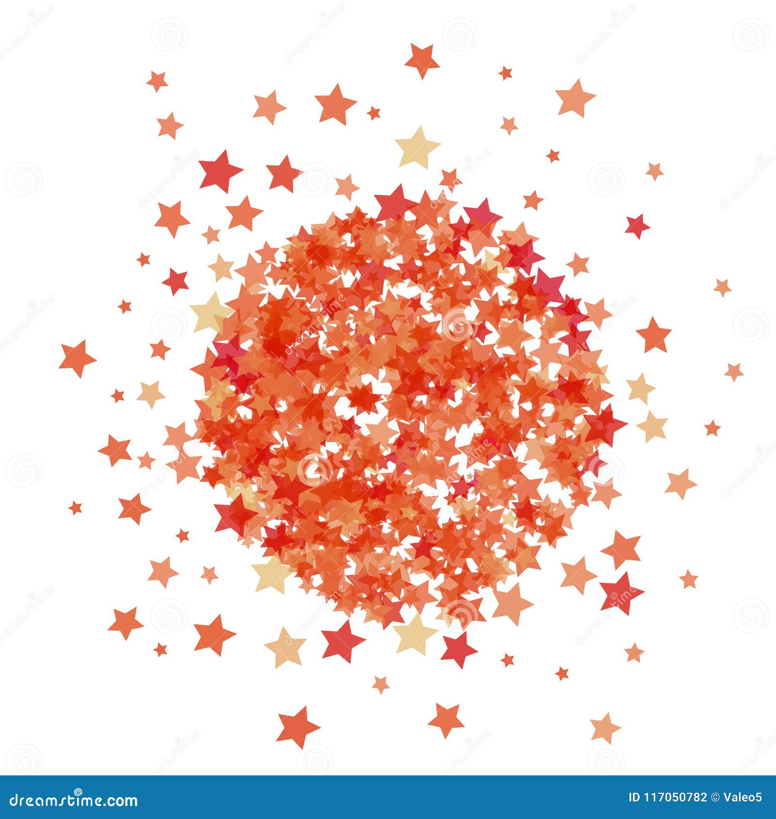 Red Star Burst stock illustration. Illustration of bang - 117050782