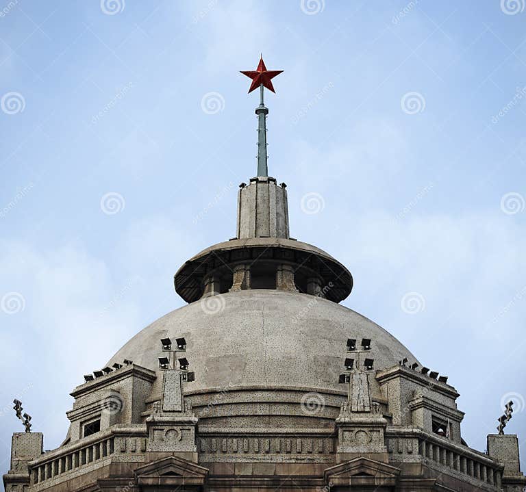 Red Star stock photo. Image of exotic, pole, chinese - 50388460
