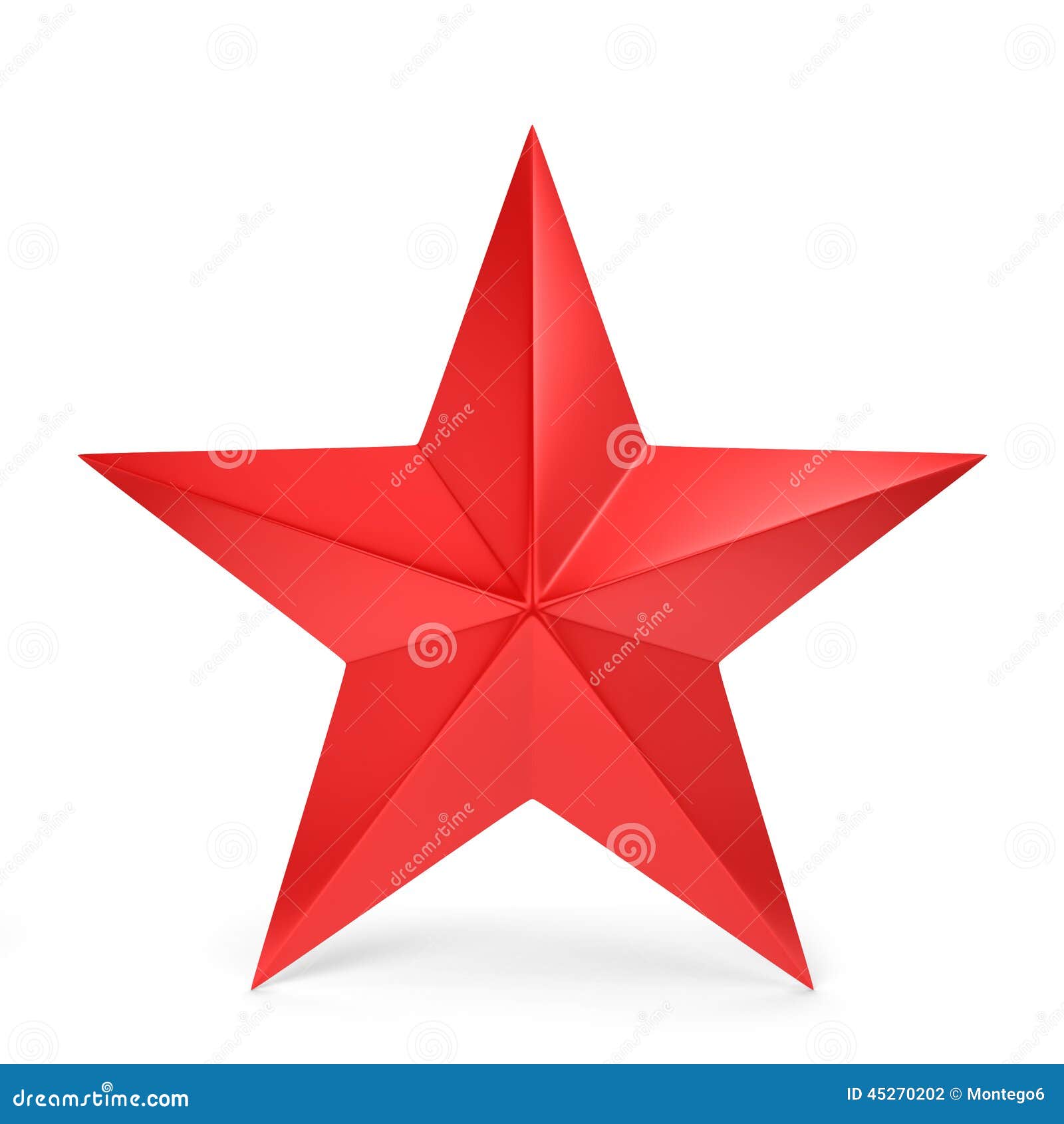 Red star stock illustration. Illustration of glossy, shape - 45270202