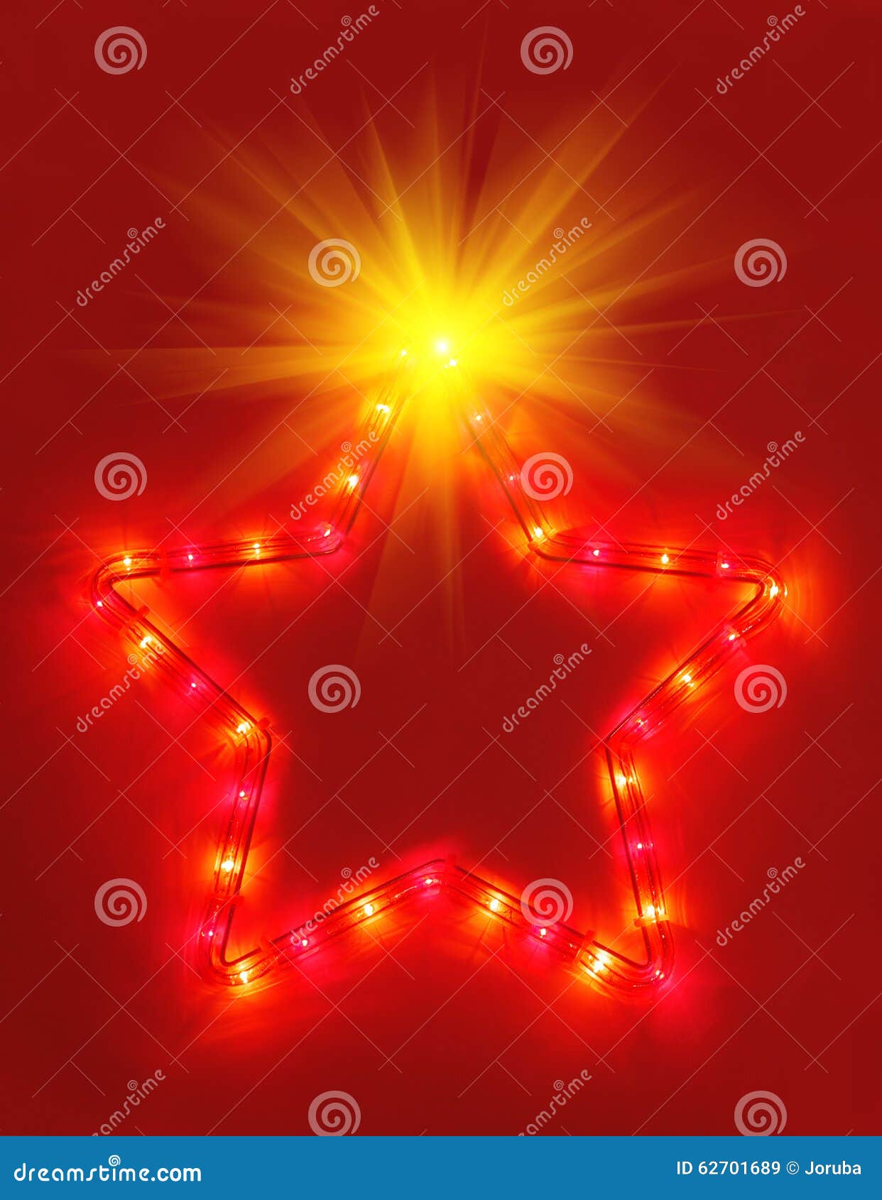 Red star stock image. Image of shape, light, gleam, christmas - 62701689