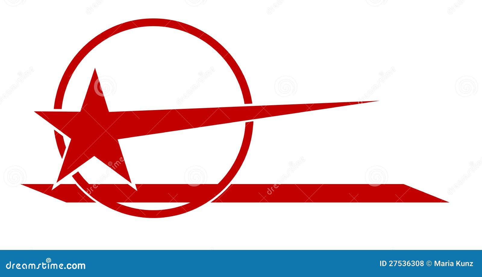 Red star logo. stock illustration. Illustration of design - 27536308