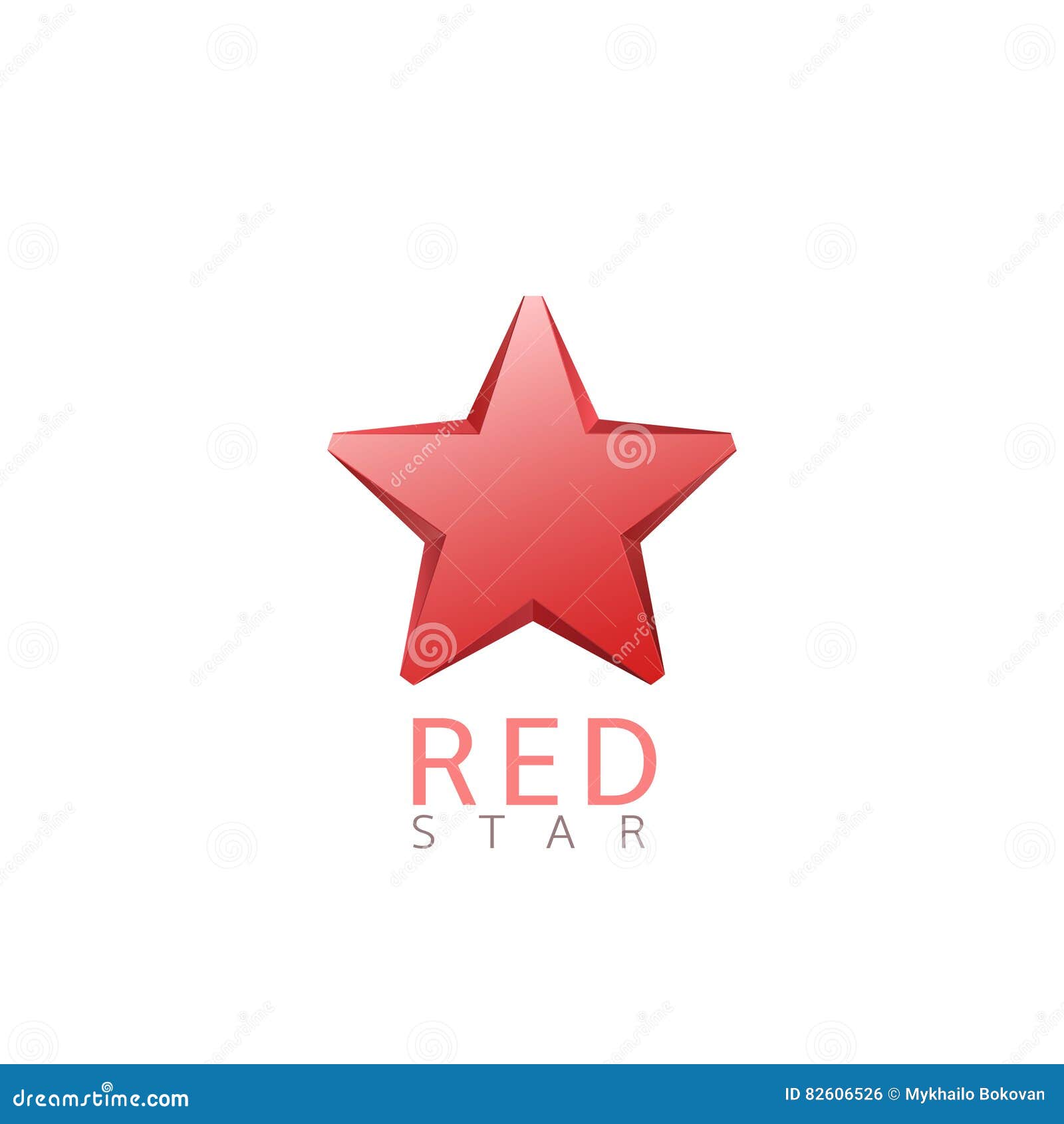 Red Star logo stock vector. Illustration of sign, badge - 82606526