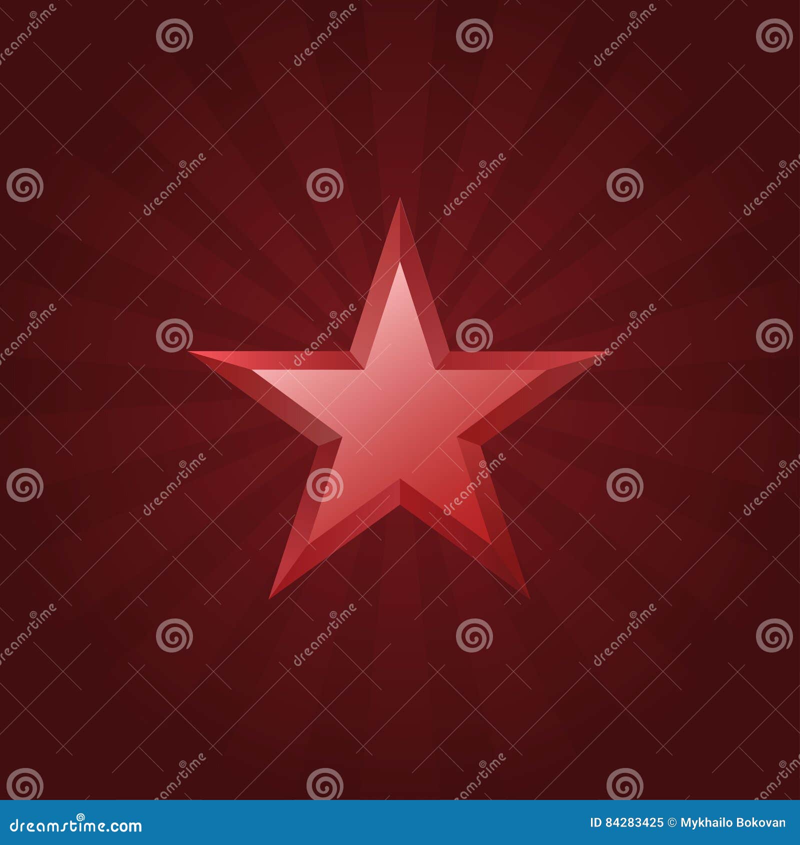 Red Star logo stock vector. Illustration of decorative - 84283425