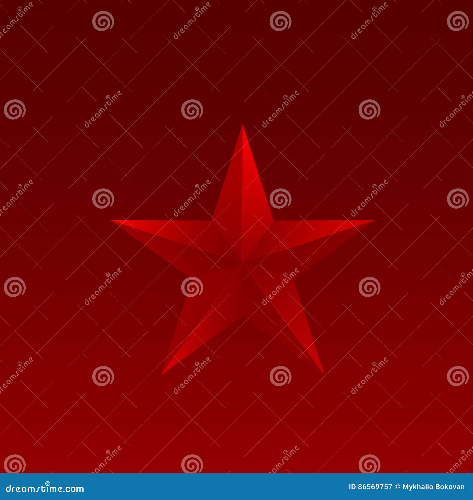 Red Star logo stock vector. Illustration of award, five - 86569757