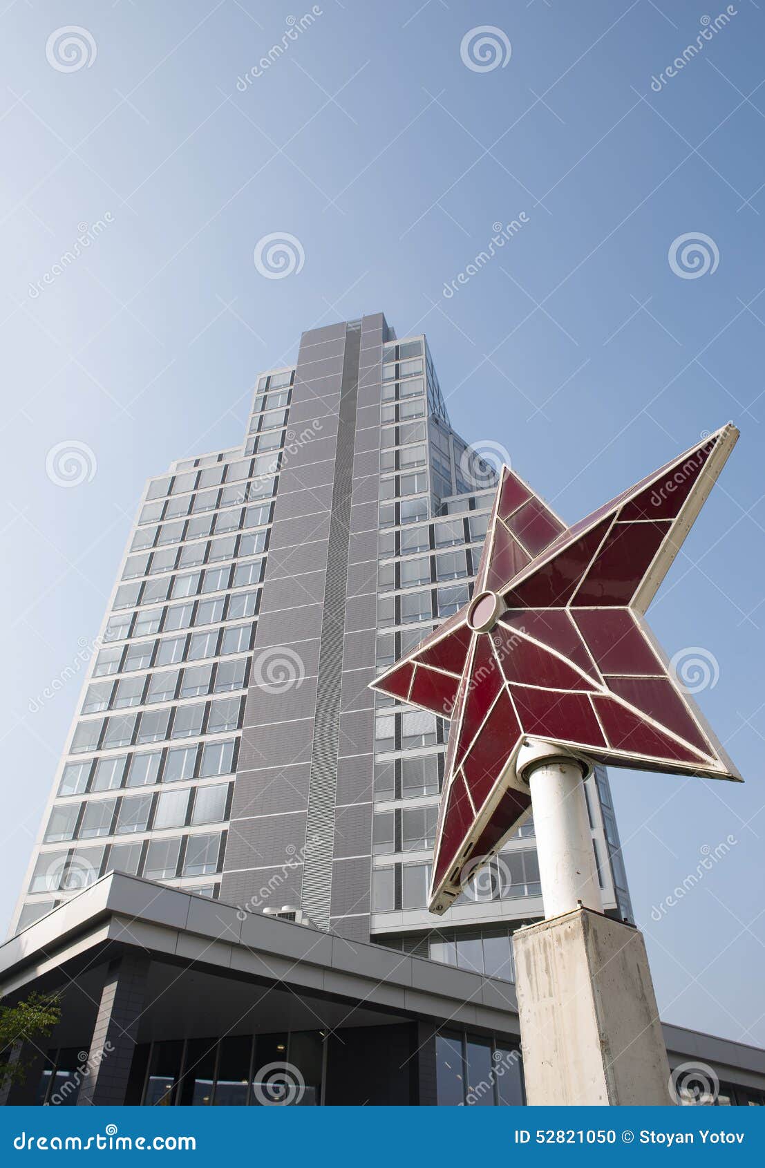 Red Star Monument Front Office Building Stock Photos - Free & Royalty ...