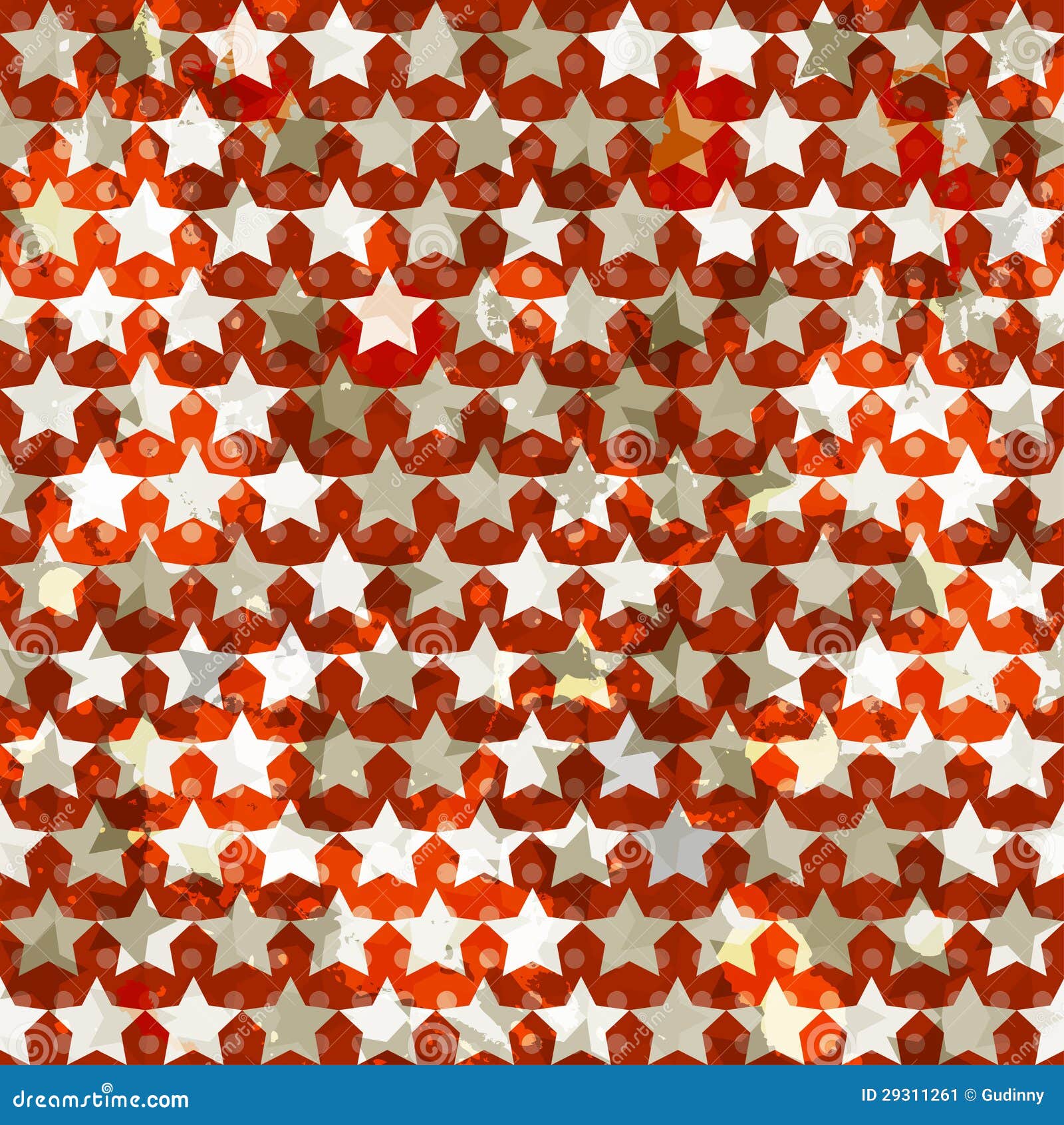 Red star seamless stock vector. Illustration of pattern - 29311261