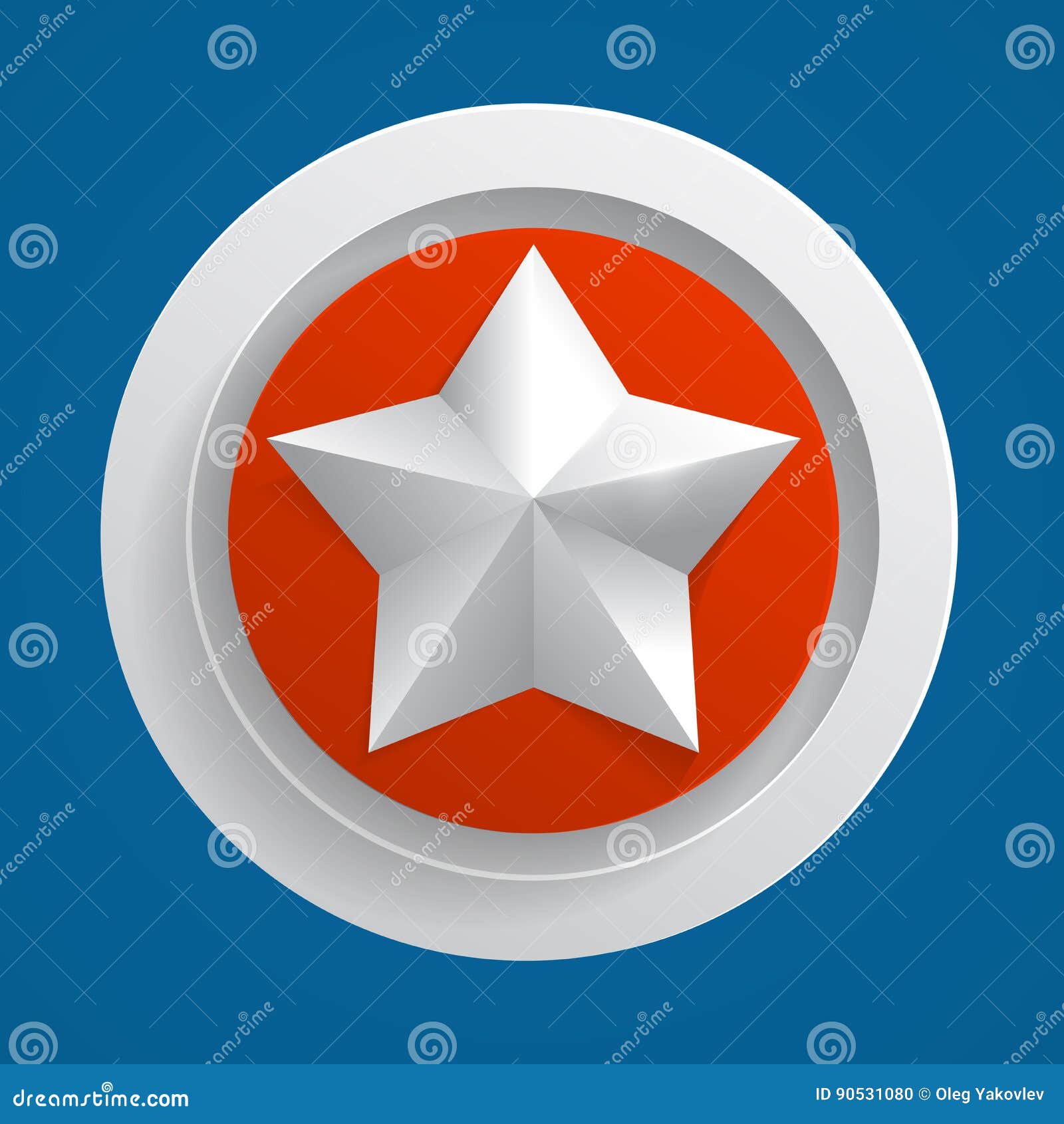 Red star stock vector. Illustration of purple, element - 90531080