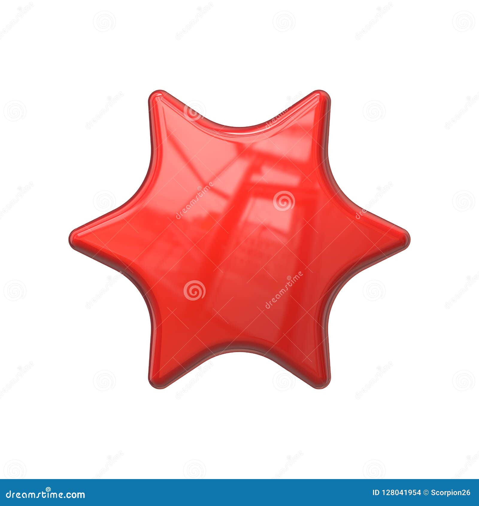 Red star shape stock illustration. Illustration of background - 128041954