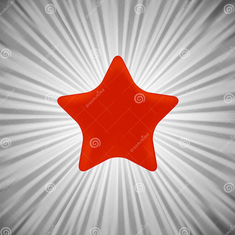 Red Star stock vector. Illustration of cute, holiday - 53384262