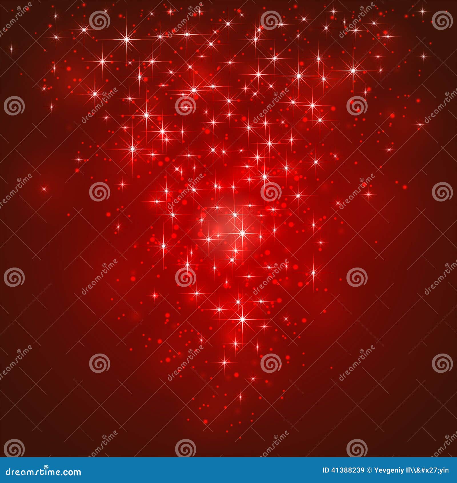 Red starry background stock vector. Illustration of glowing - 41388239