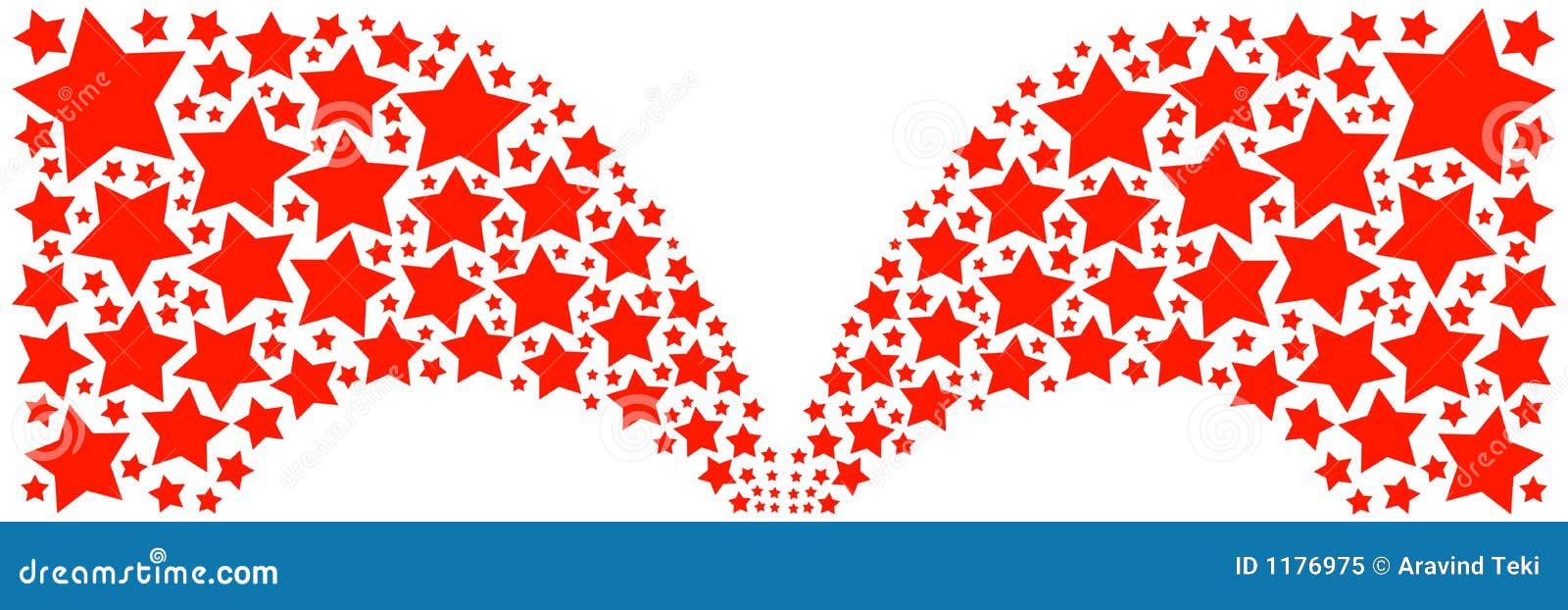 Red stars stock illustration. Illustration of festival - 1176975