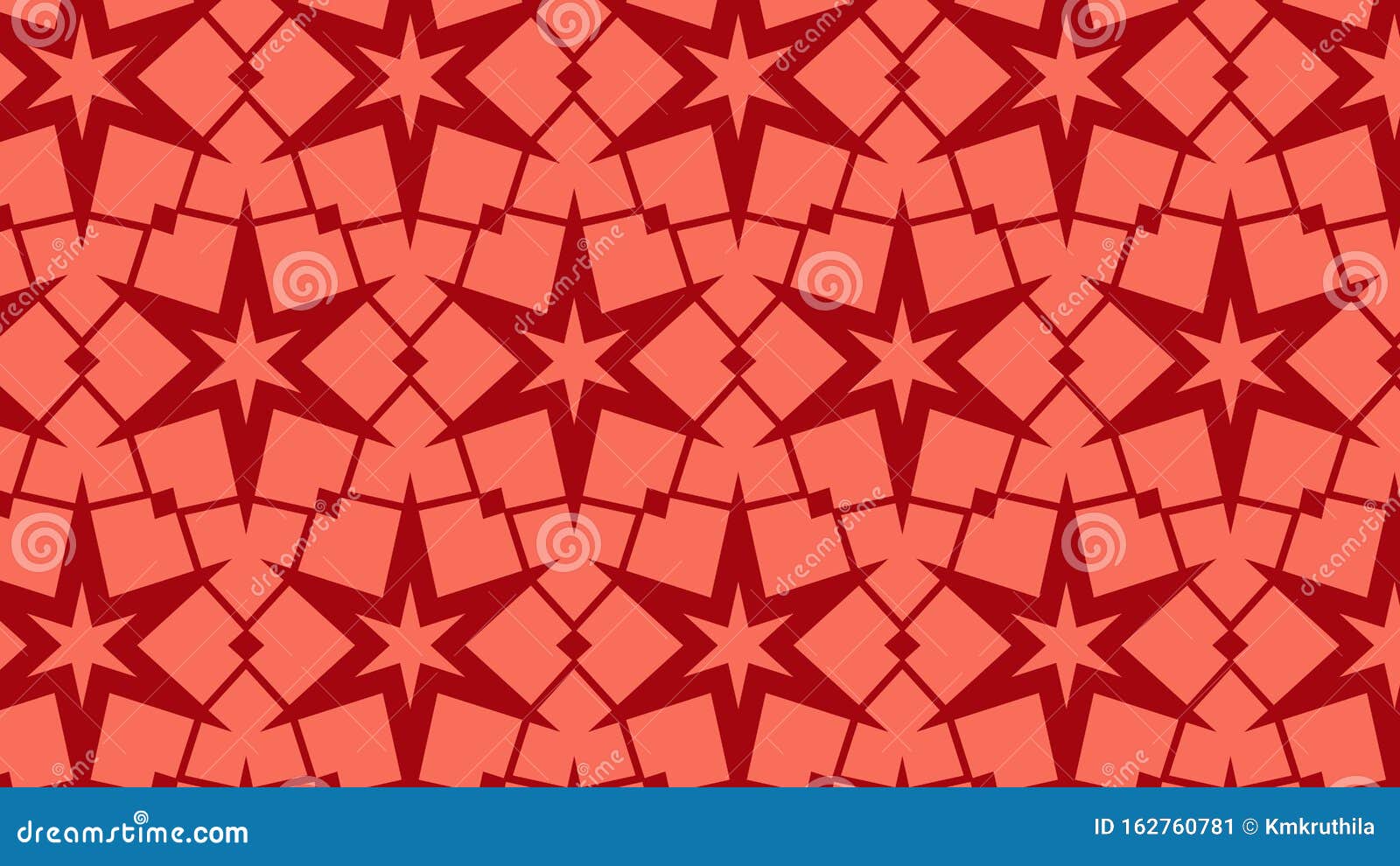 Red Stars Pattern Background Image Stock Vector Illustration Of