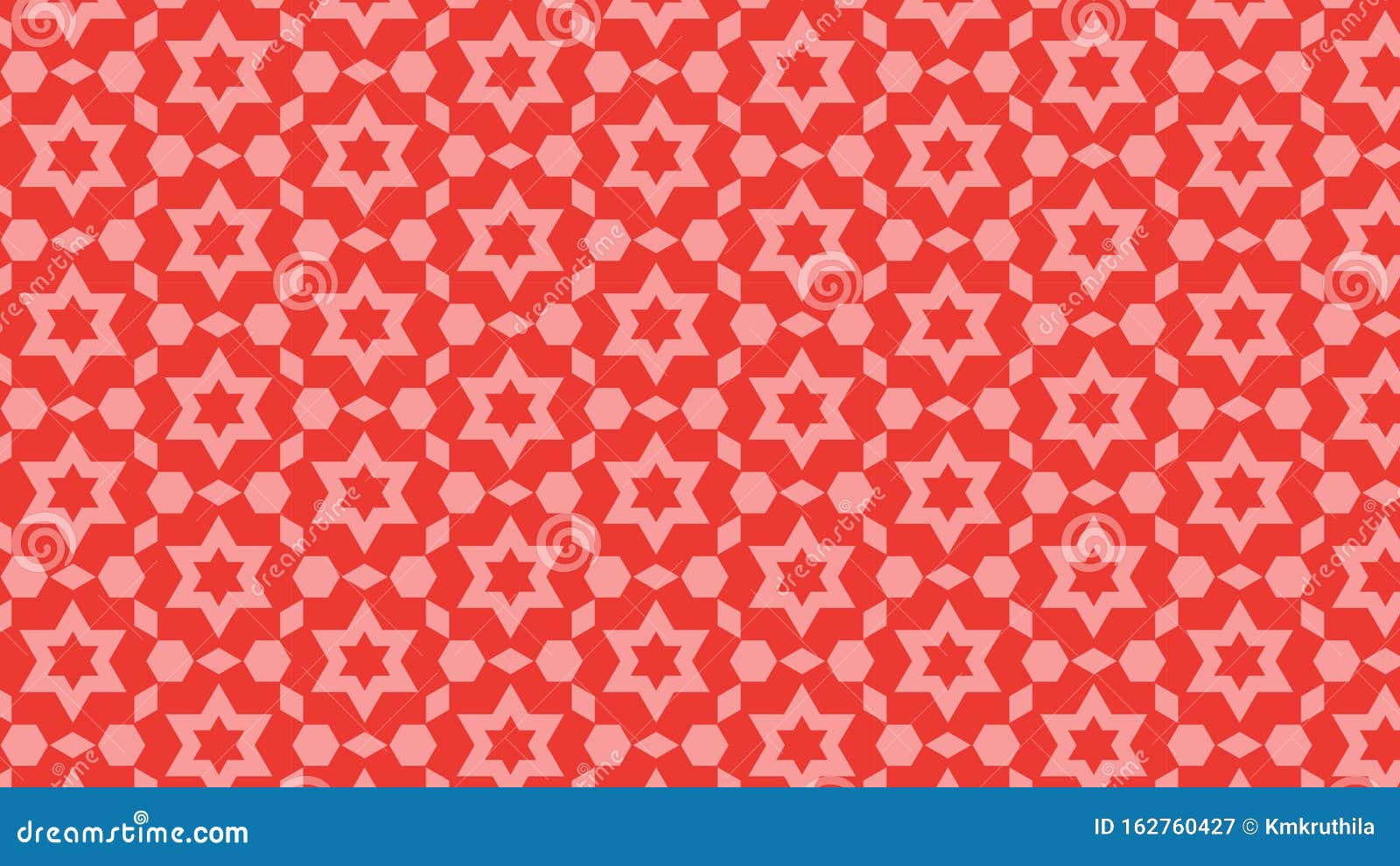Red Stars Pattern Background Vector Image Stock Vector - Illustration ...