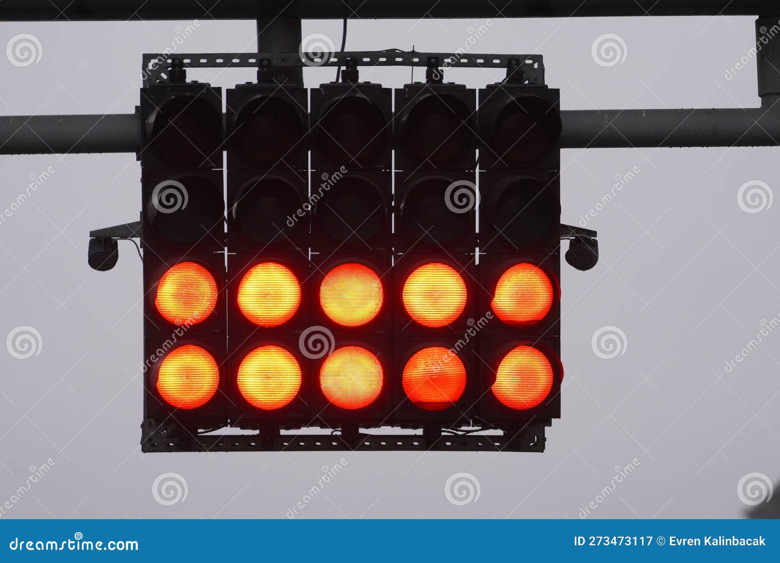 Red Start Lights stock image. Image of motorsport, light - 273473117