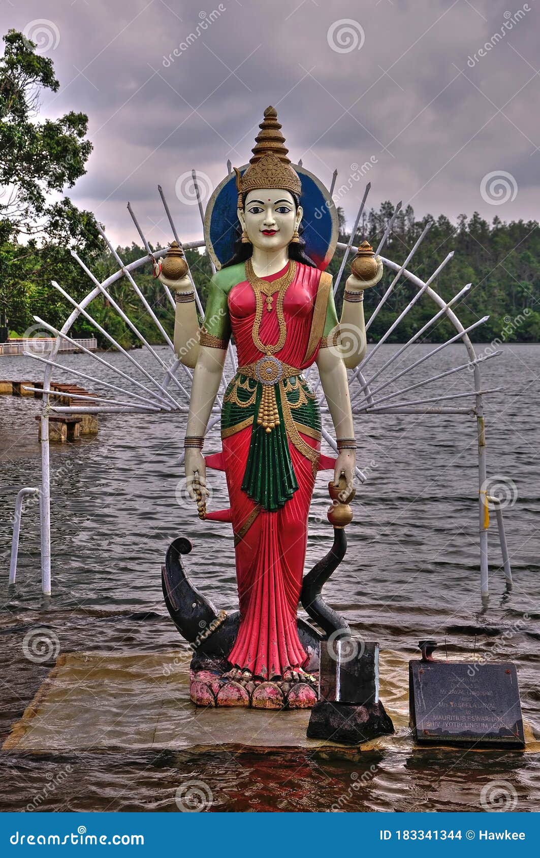 Mangal Mahadev Statue, Ganga Talao, Mauritius Editorial Image ...