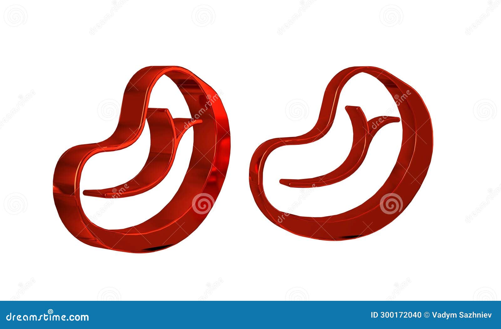 Red Steak Meat Icon Isolated on Transparent Background. Stock ...