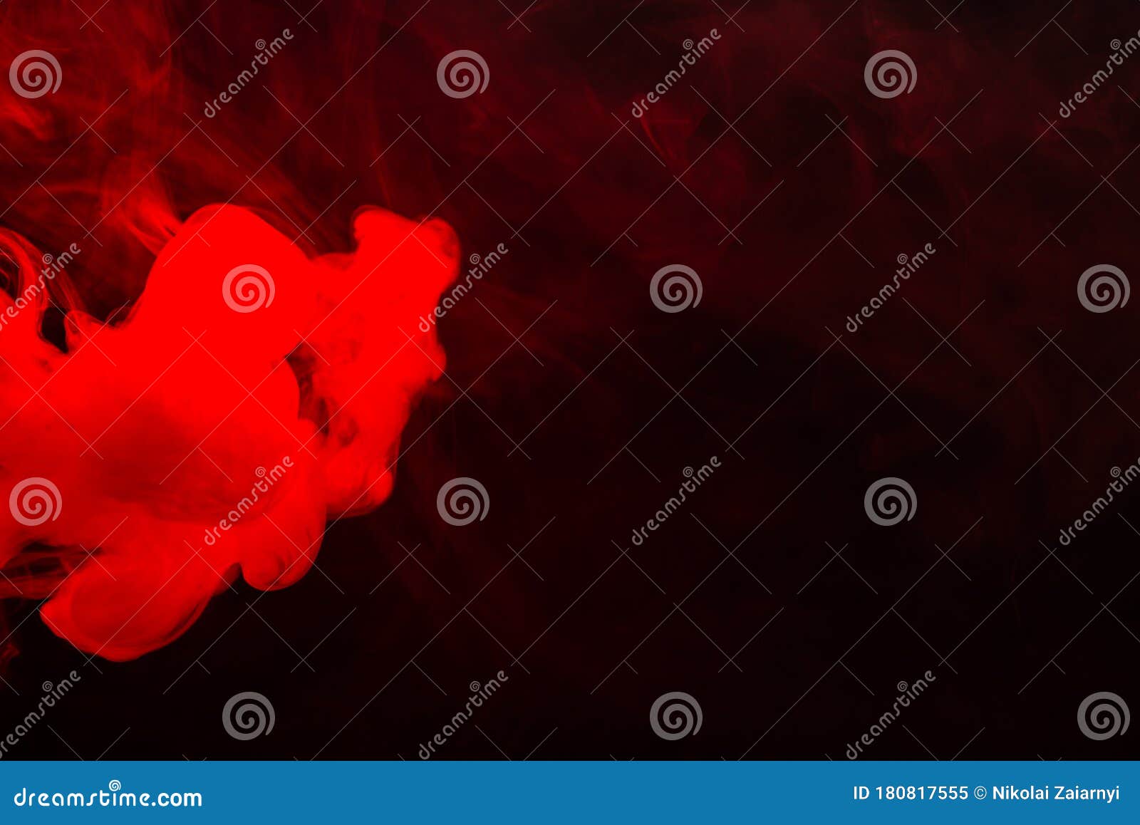 Red Steam on a Black Background Stock Image - Image of spooky, curve ...