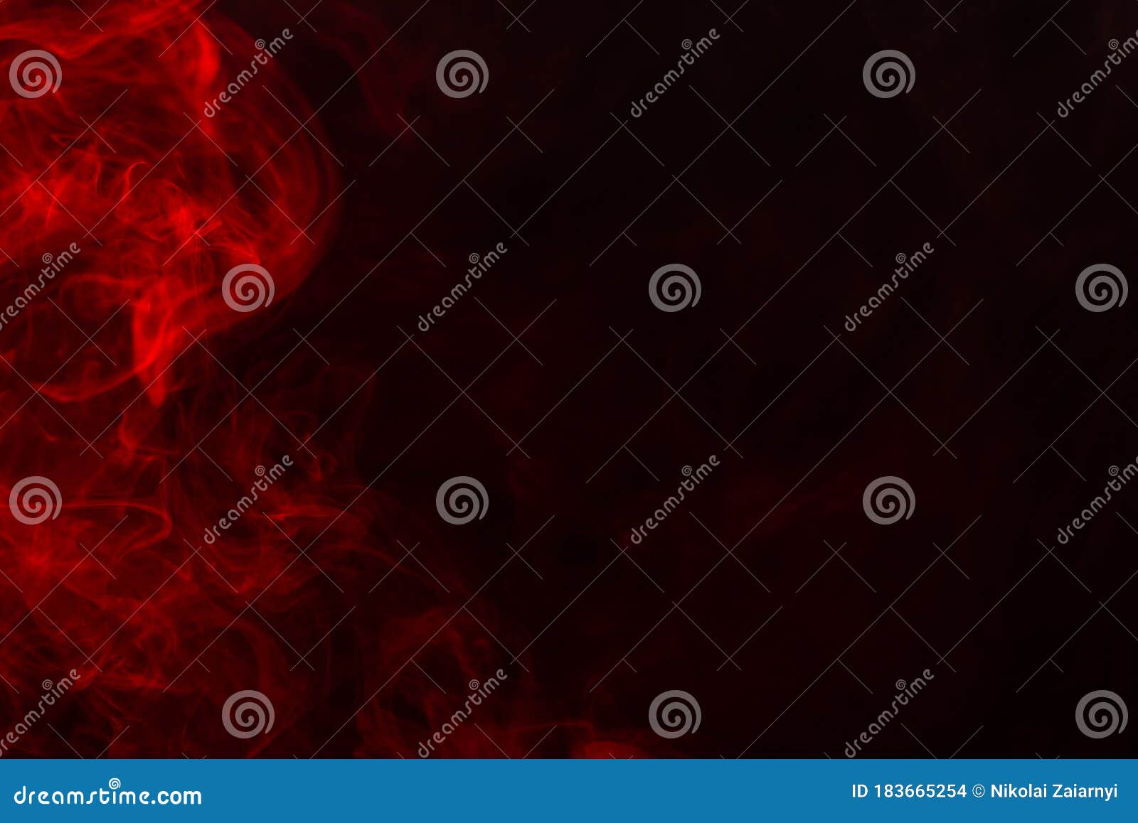 Red Steam on a Black Background Stock Photo - Image of flowing, design ...
